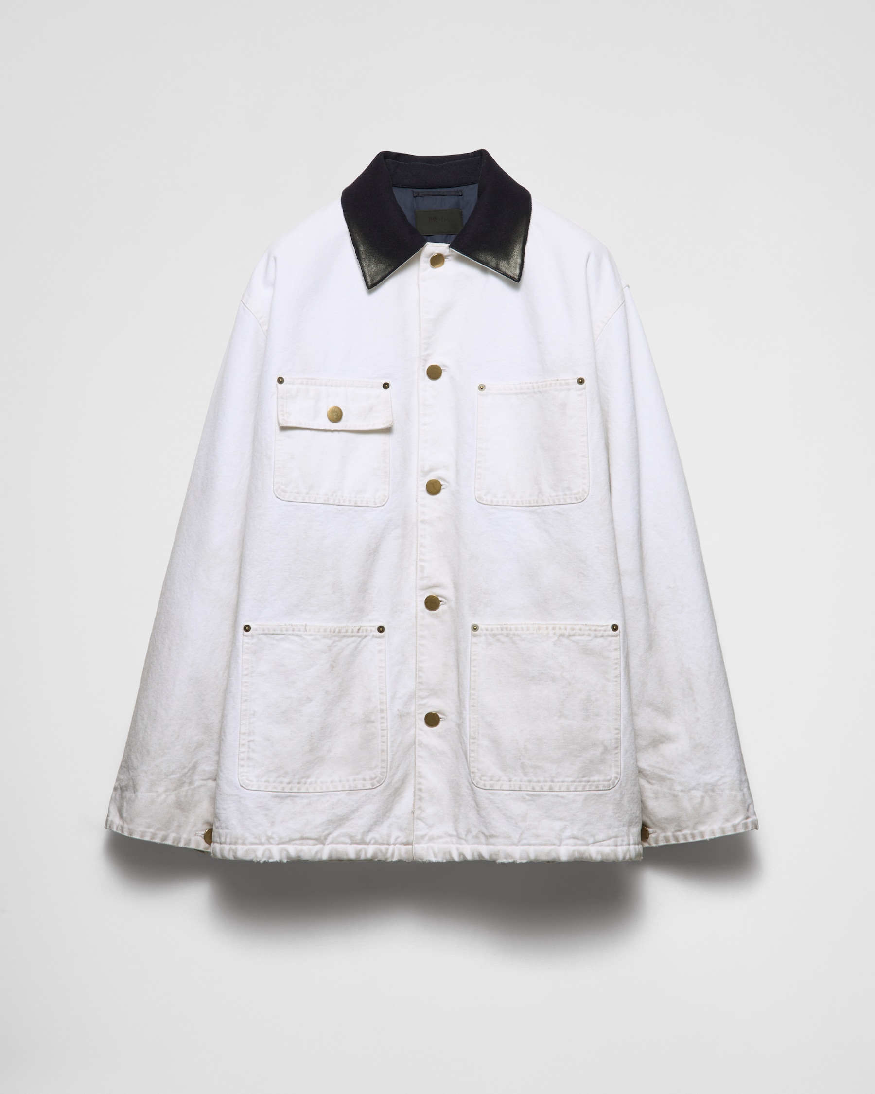 White Cotton Jacket | PRADA