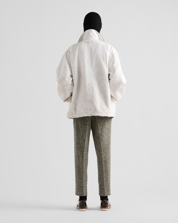 White Cotton Jacket | PRADA