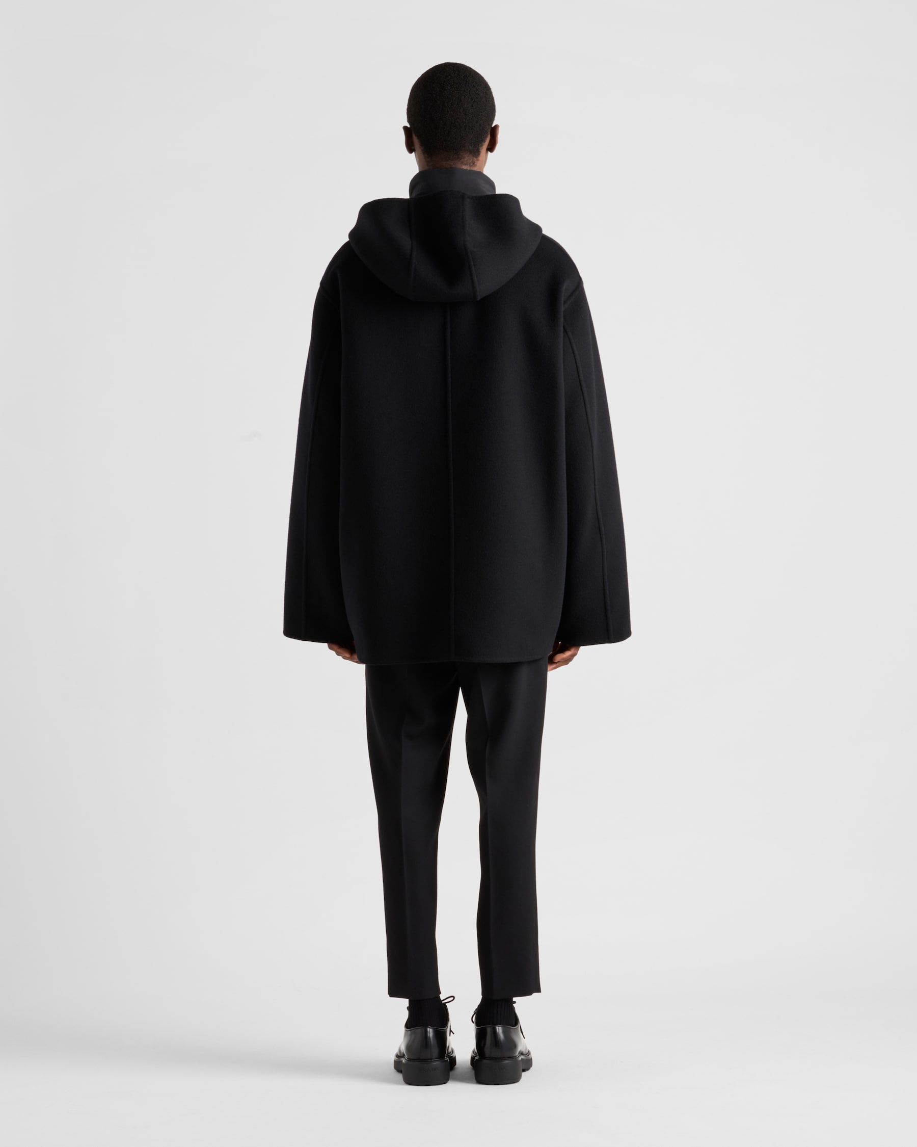 Black Wool Jacket | PRADA - United States