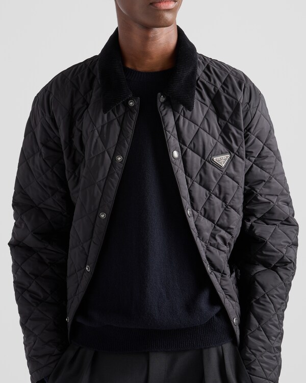Black Re-nylon Quilted Jacket | PRADA