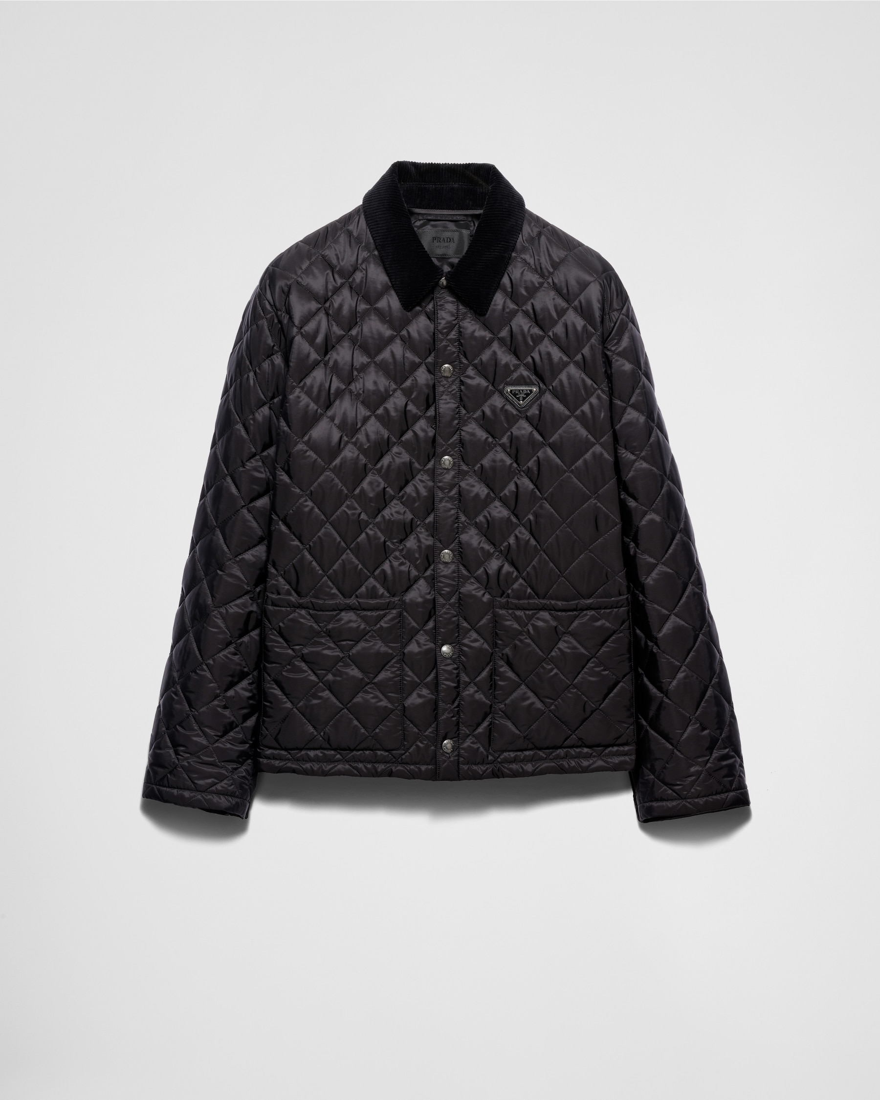 Black Re-nylon Quilted Jacket | PRADA