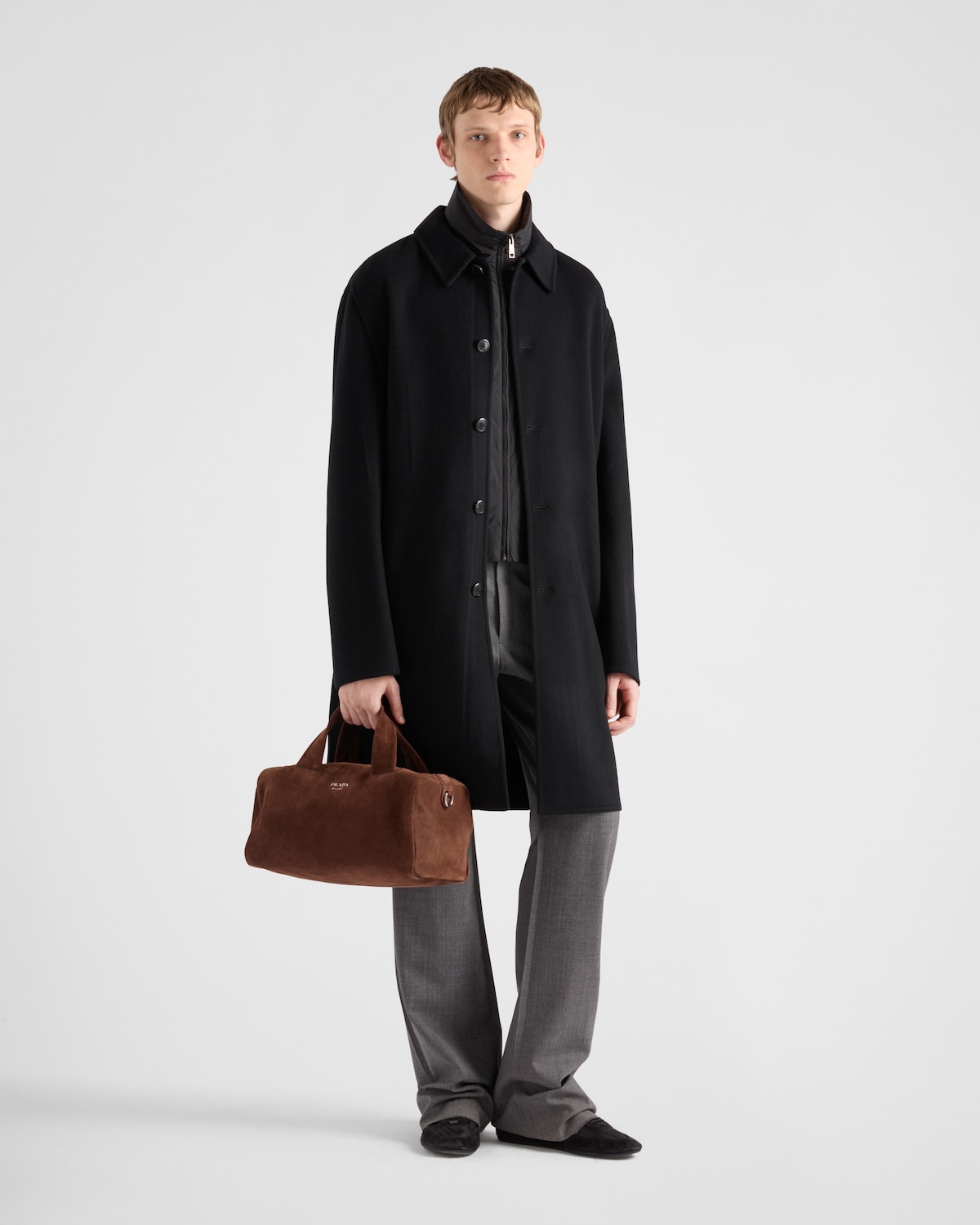 Black Wool Blouson | PRADA