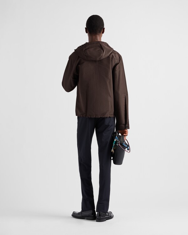Ebony Silk Jacket | PRADA