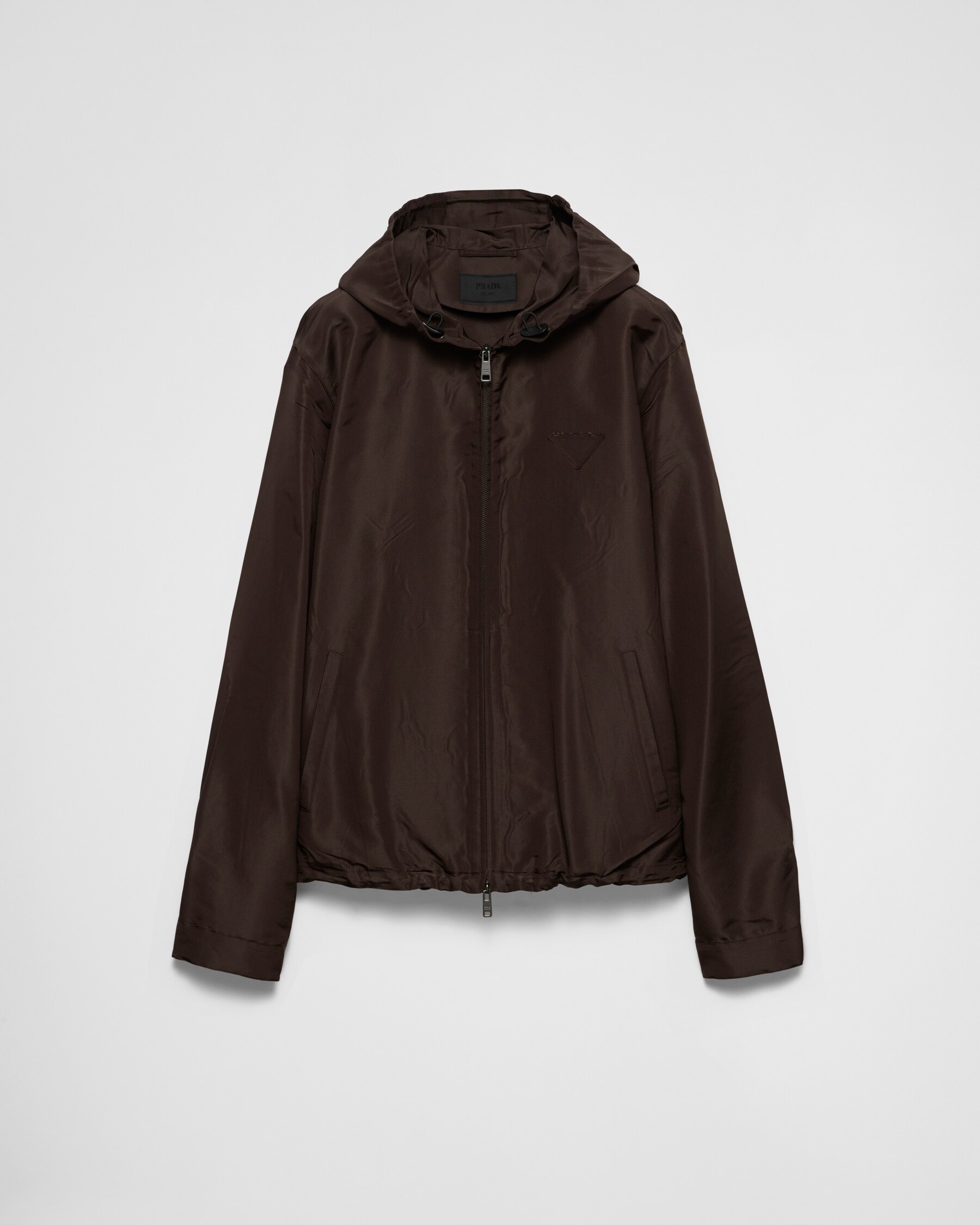 Ebony Silk Jacket | PRADA
