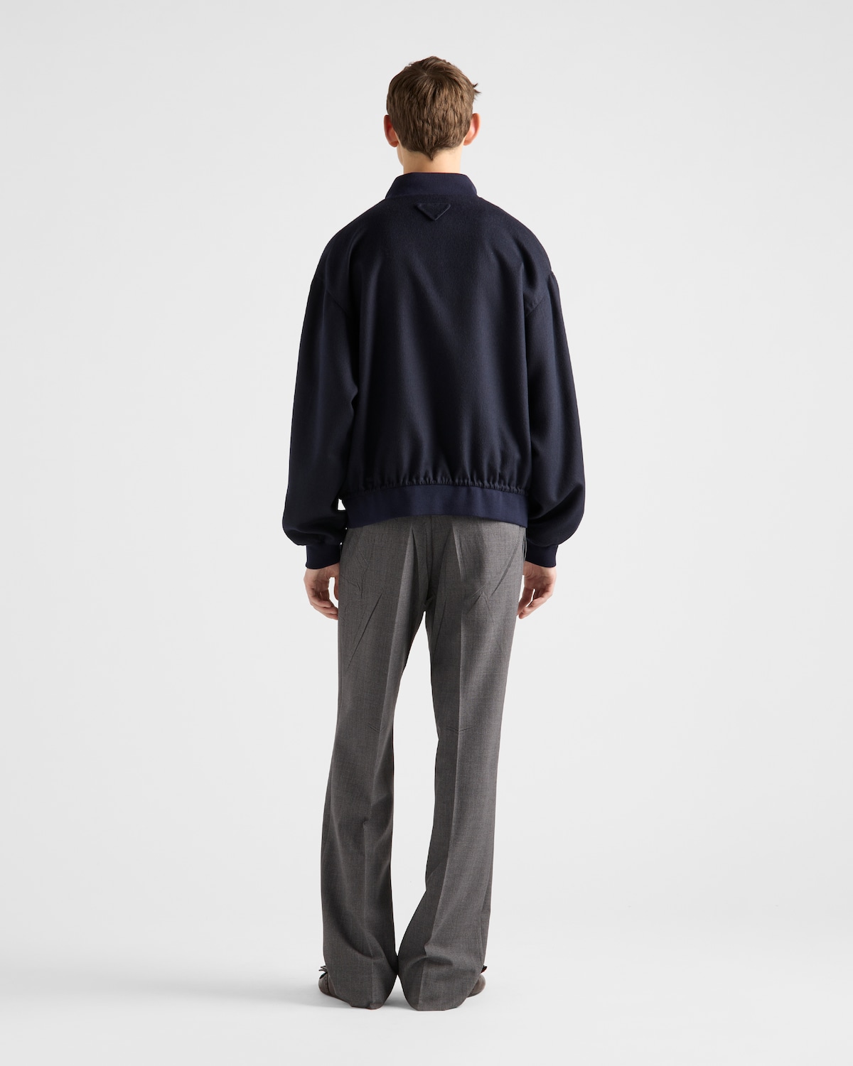 Navy Cashmere Jacket | PRADA