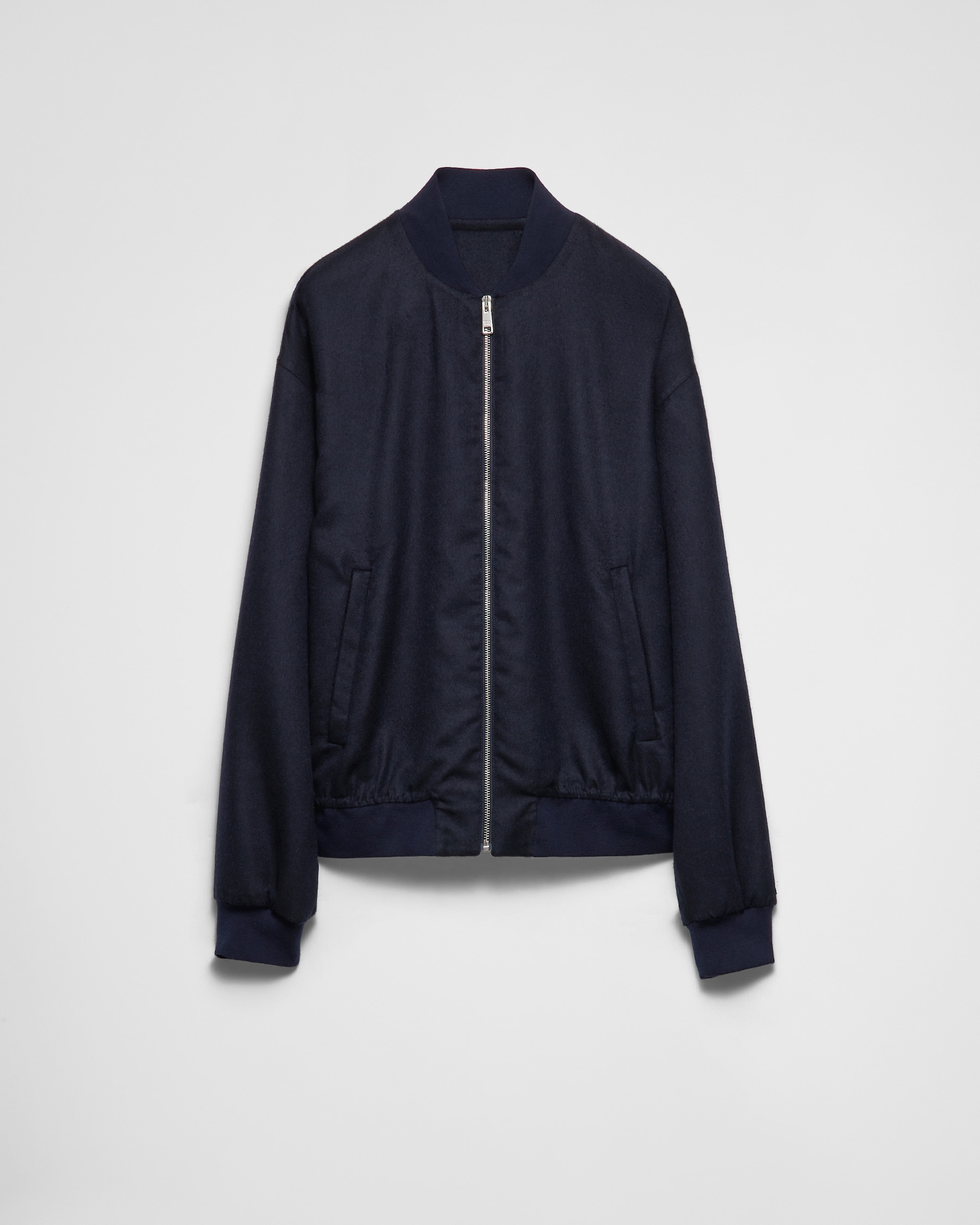 Navy Cashmere Jacket | PRADA