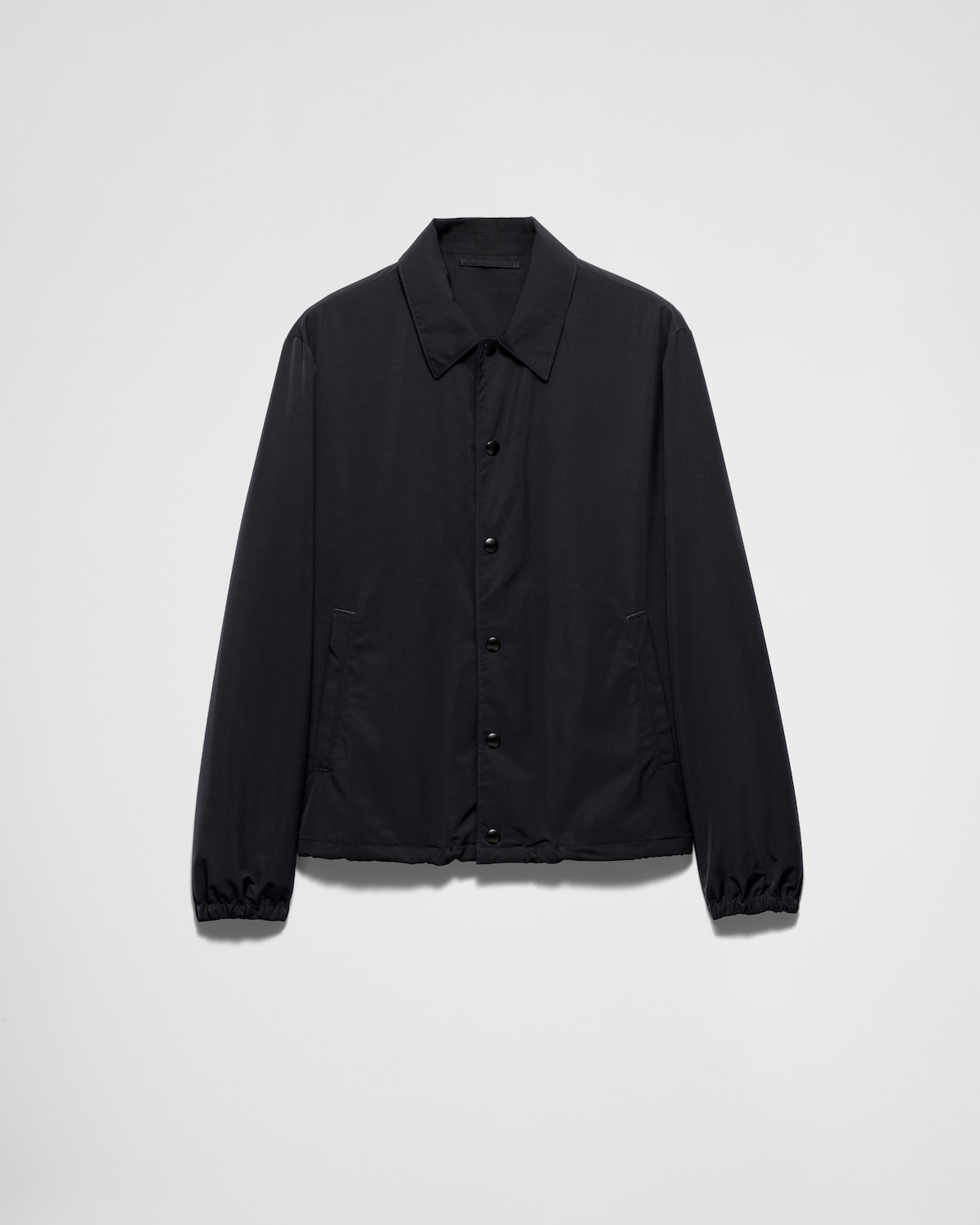 Black Wool Blouson | PRADA - United States