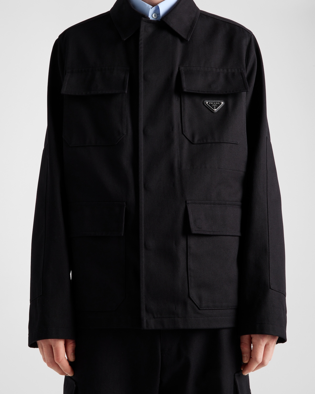 Black Cotton Jacket | PRADA