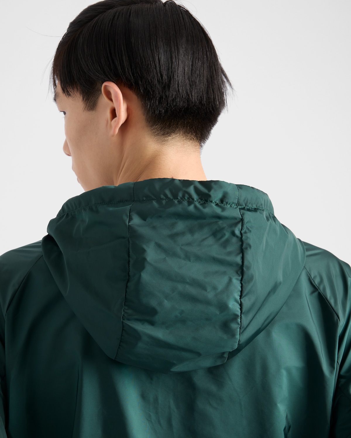 Bottle Green Re-nylon Blouson Jacket | PRADA - United States