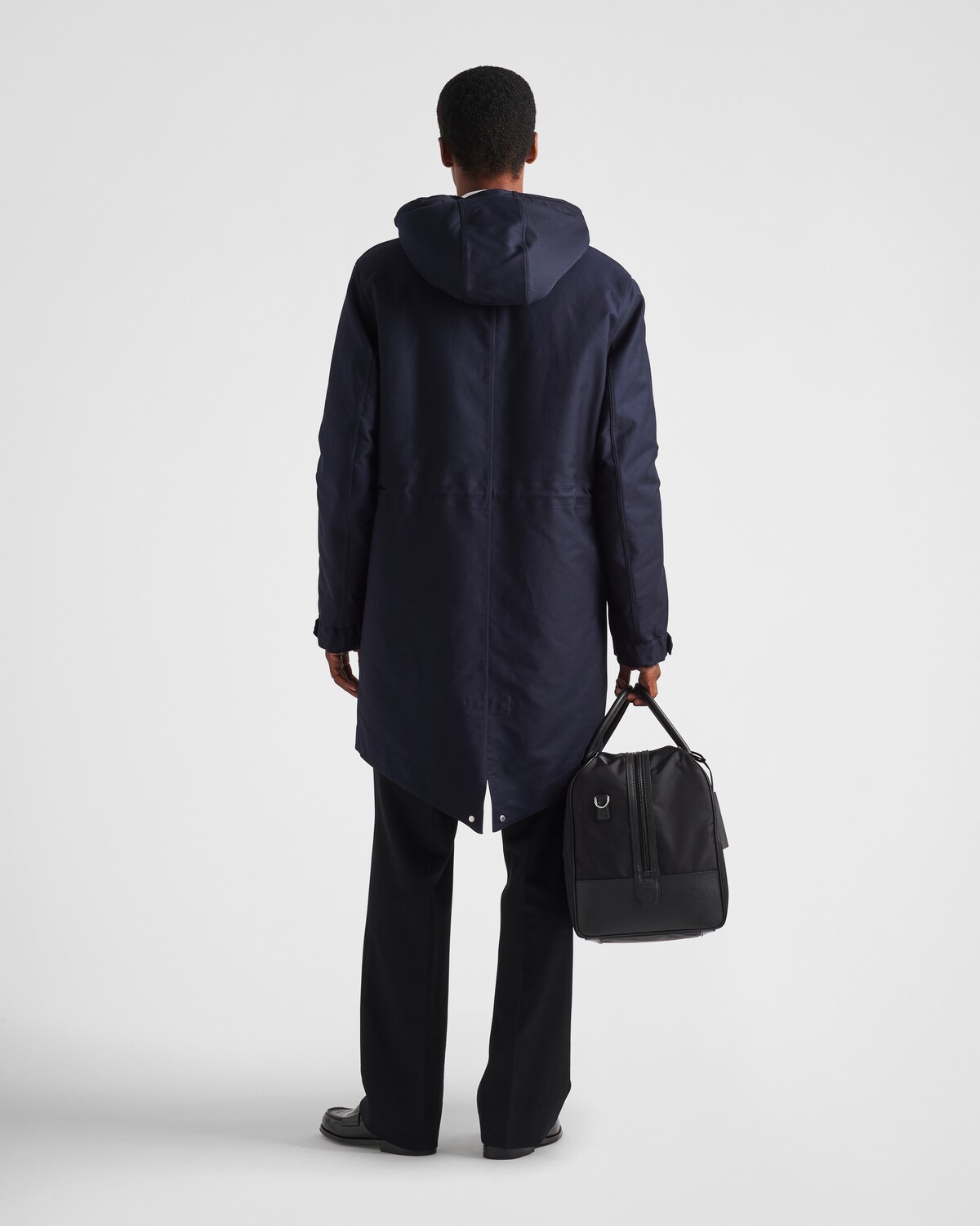 Blue Cotton Parka | PRADA