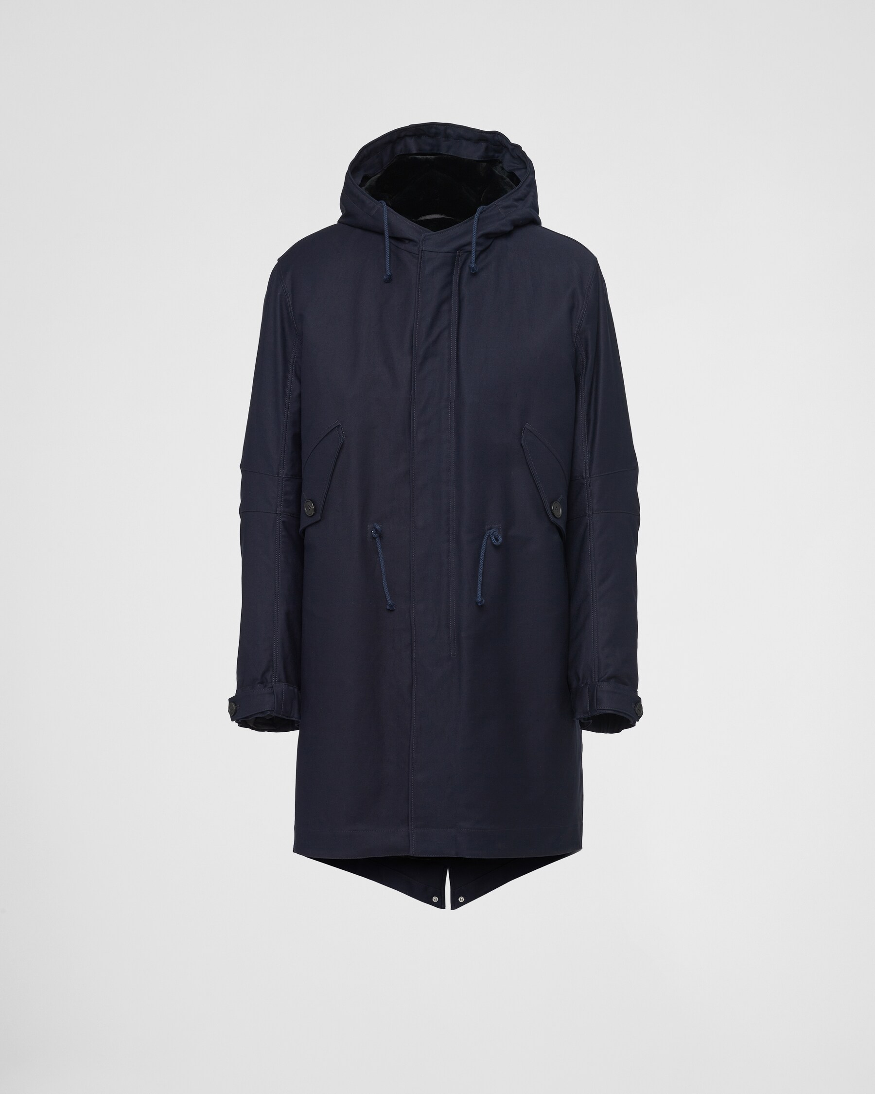Blue Cotton Parka | PRADA