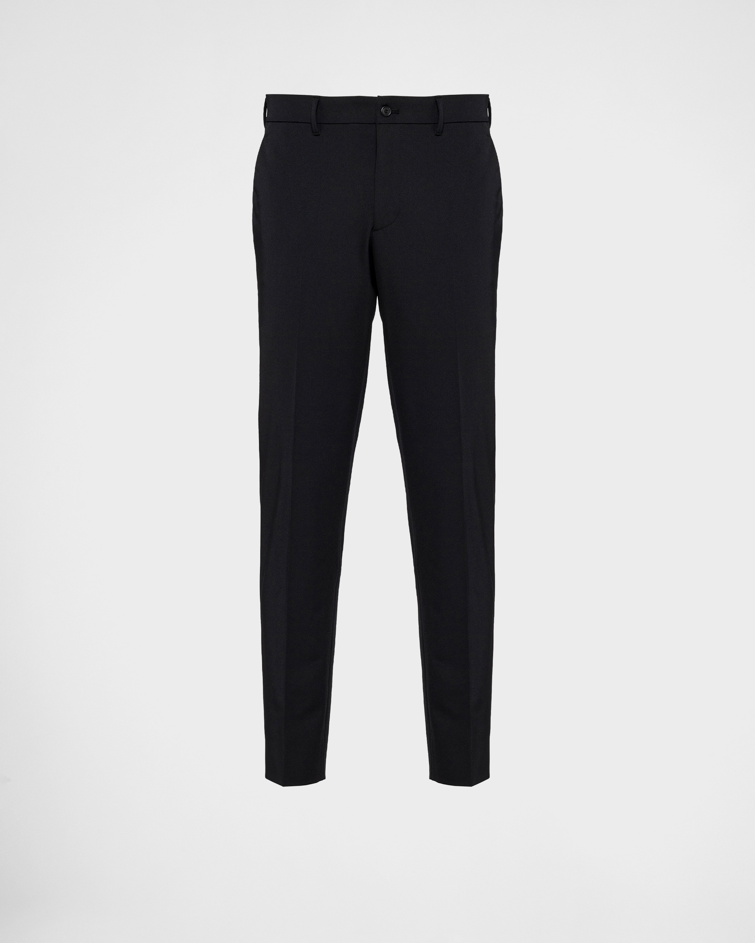 Black Techno Stretch Pants | PRADA