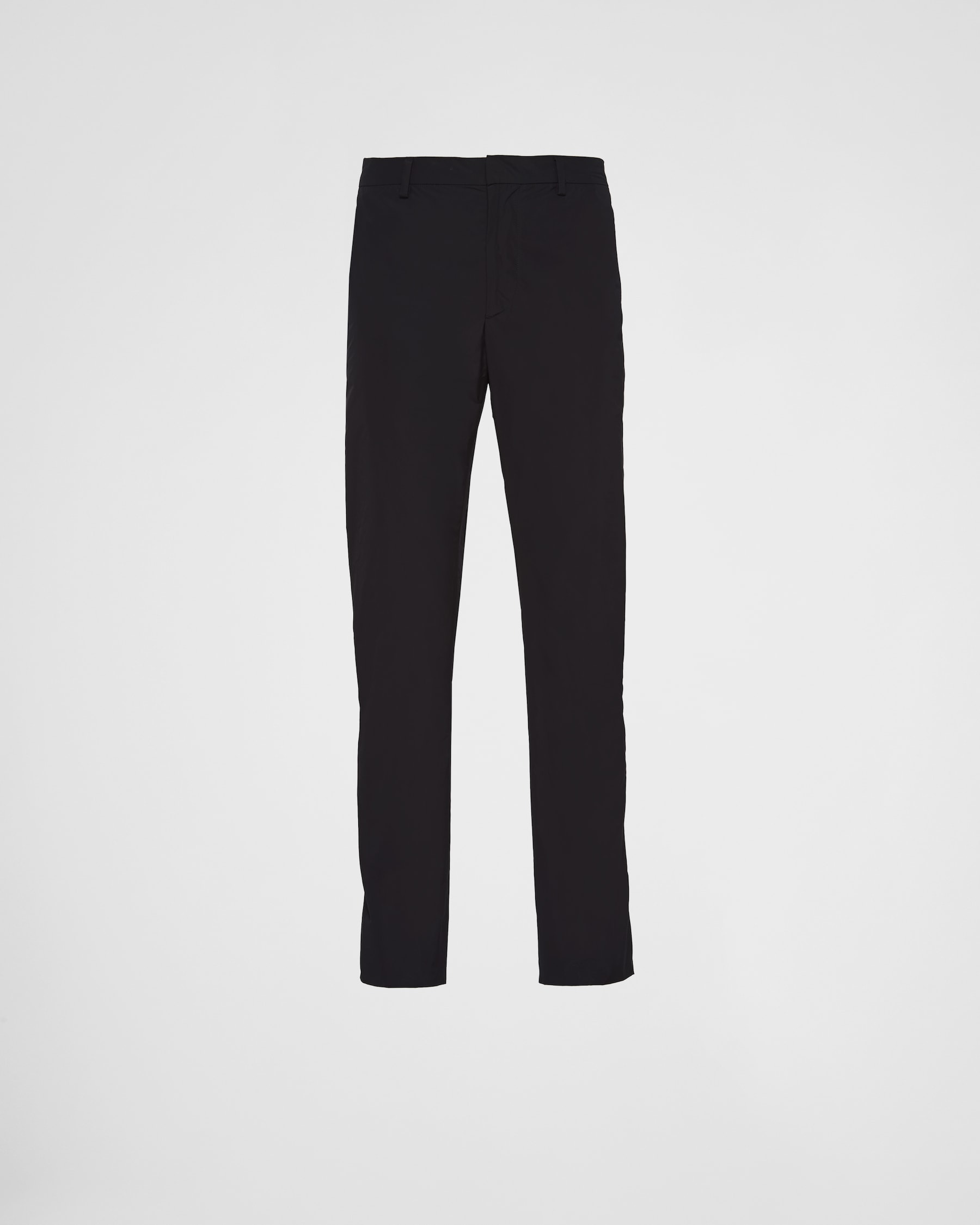Black Technical Poplin Pants | PRADA
