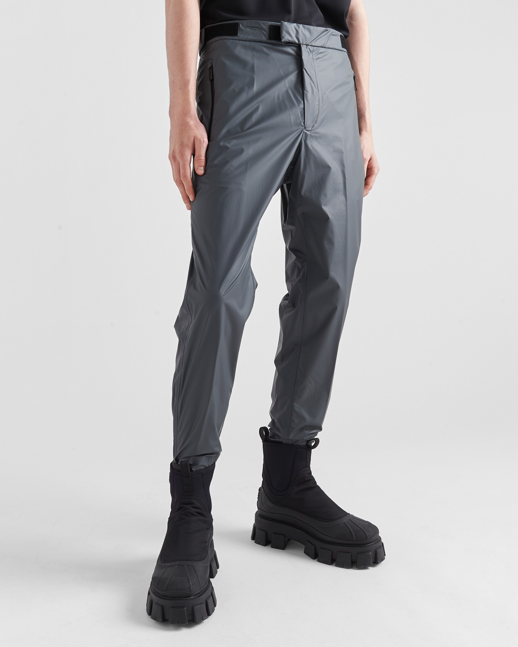 Iron Gray Light Re-nylon Technical Pants | PRADA