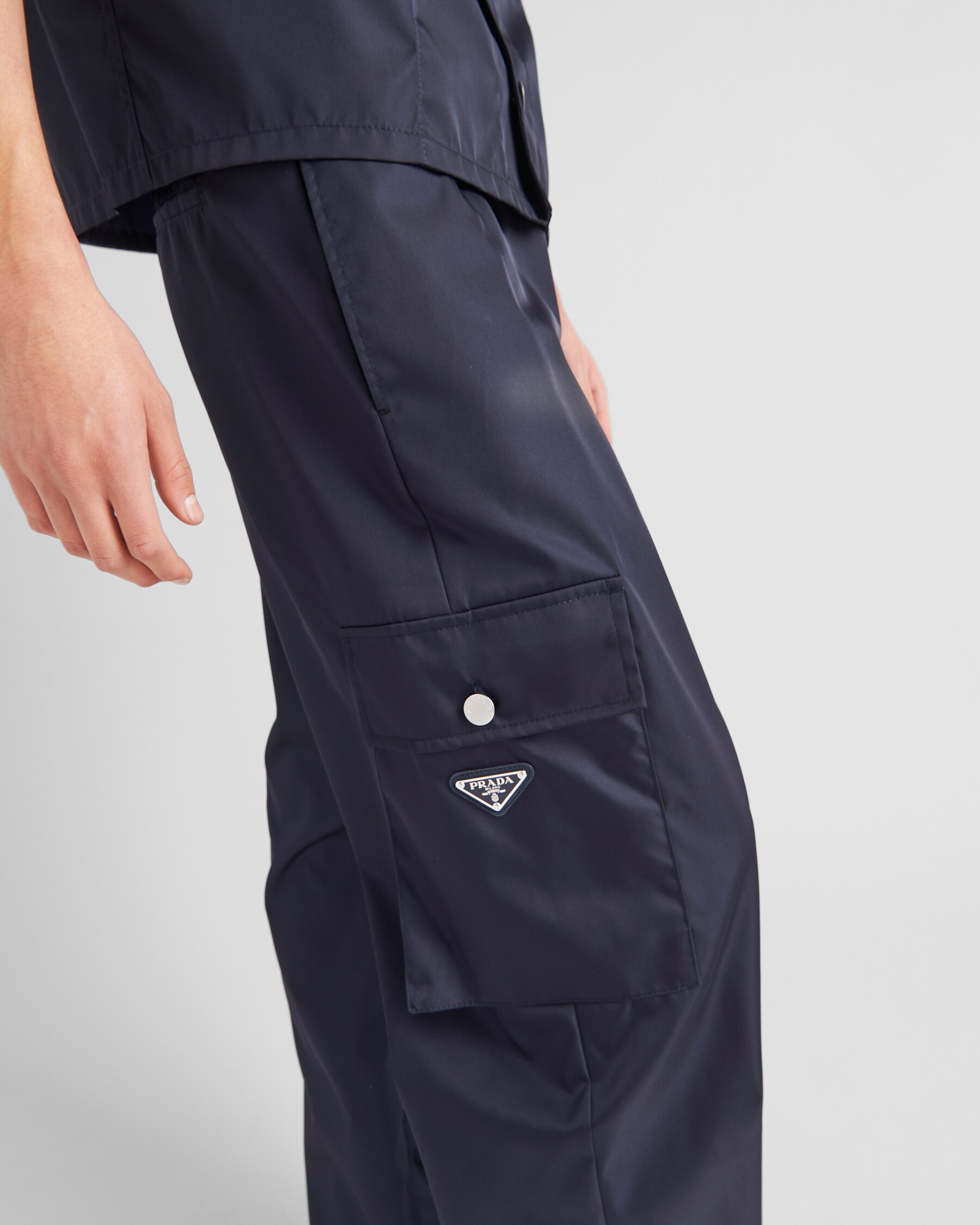 Blue Re-nylon Pants | PRADA