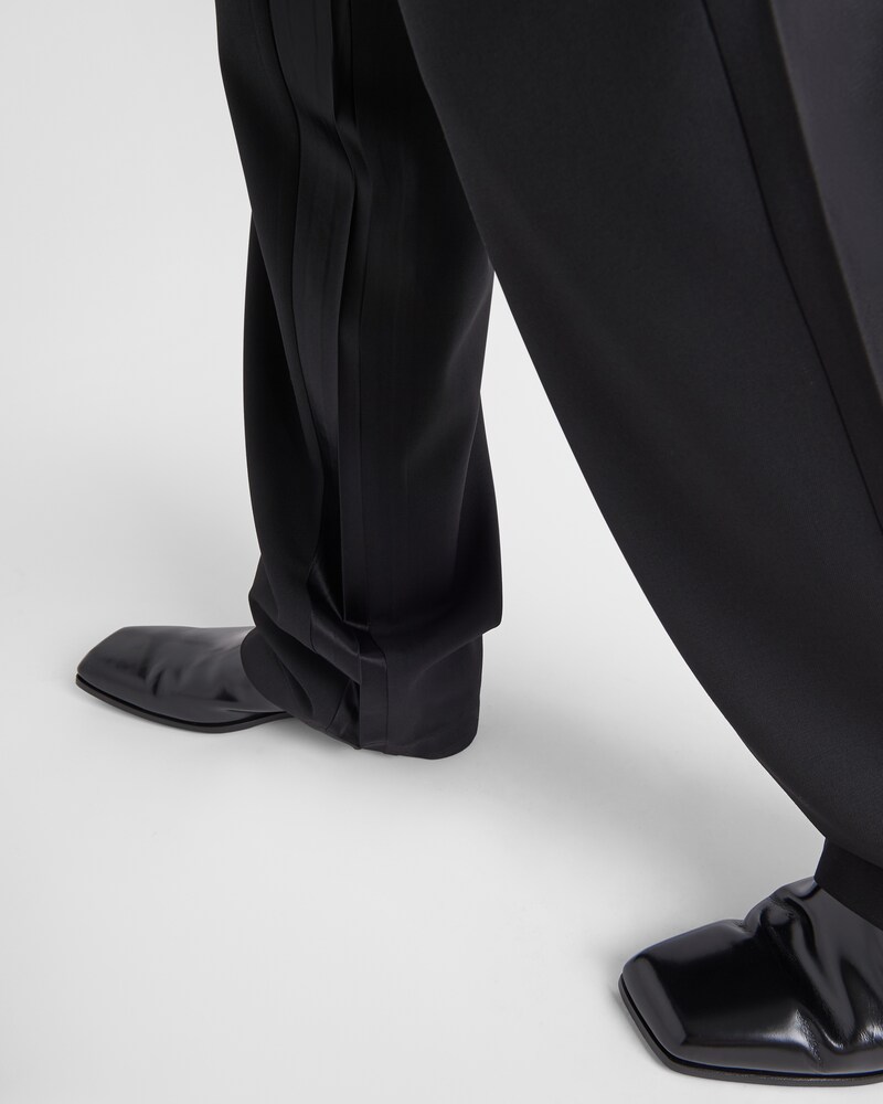 Black Wool Pants | PRADA