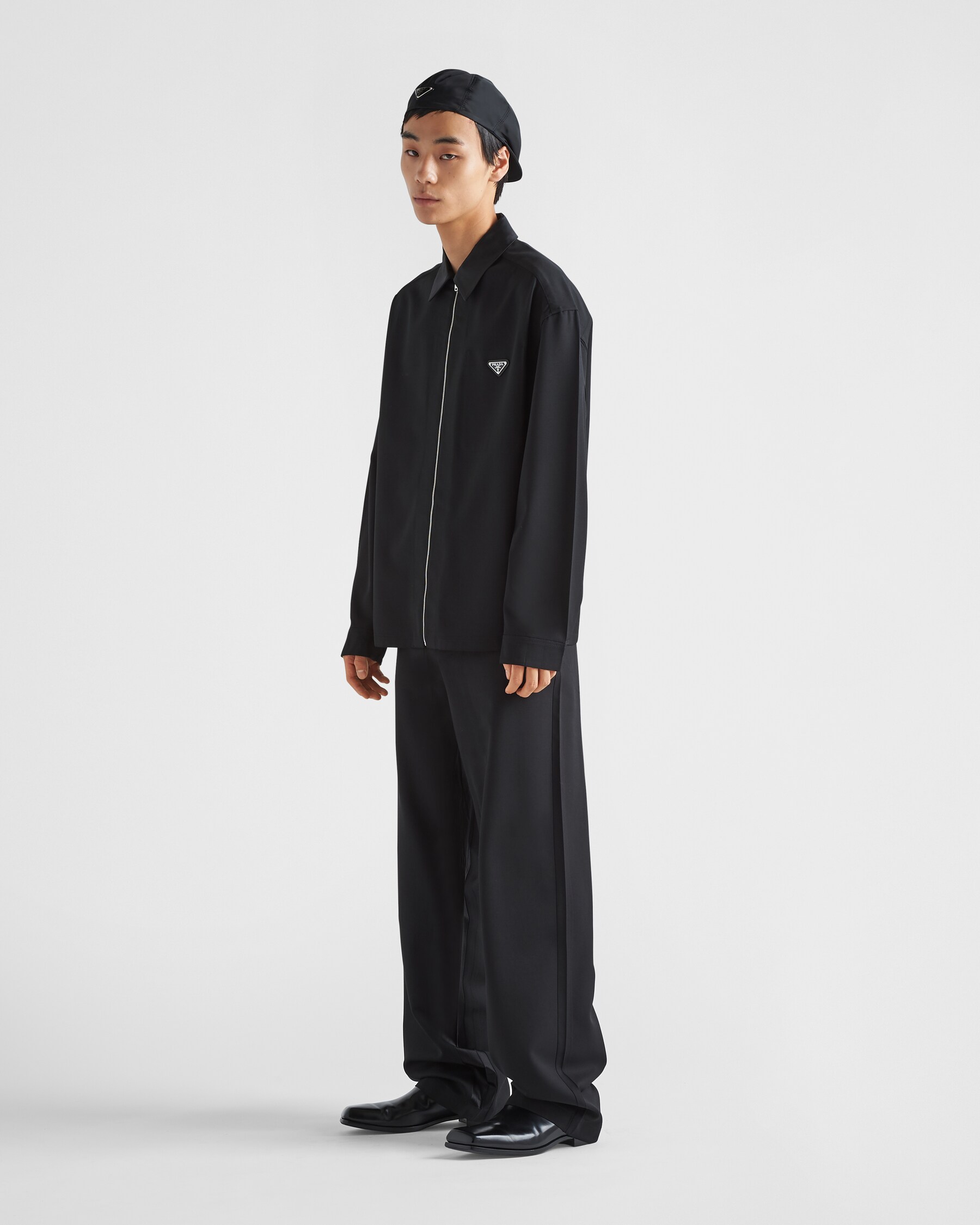 Black Wool Pants | PRADA