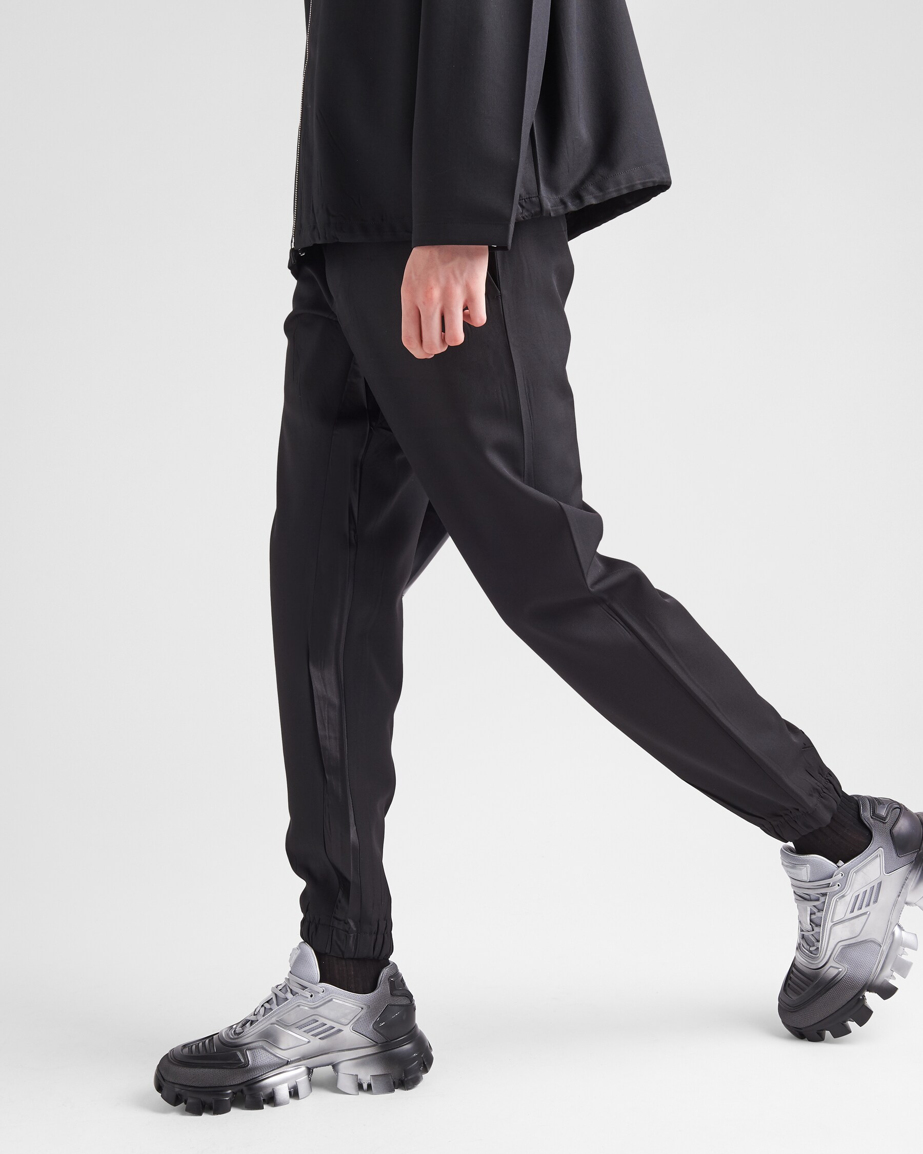 Black Wool Pants | PRADA