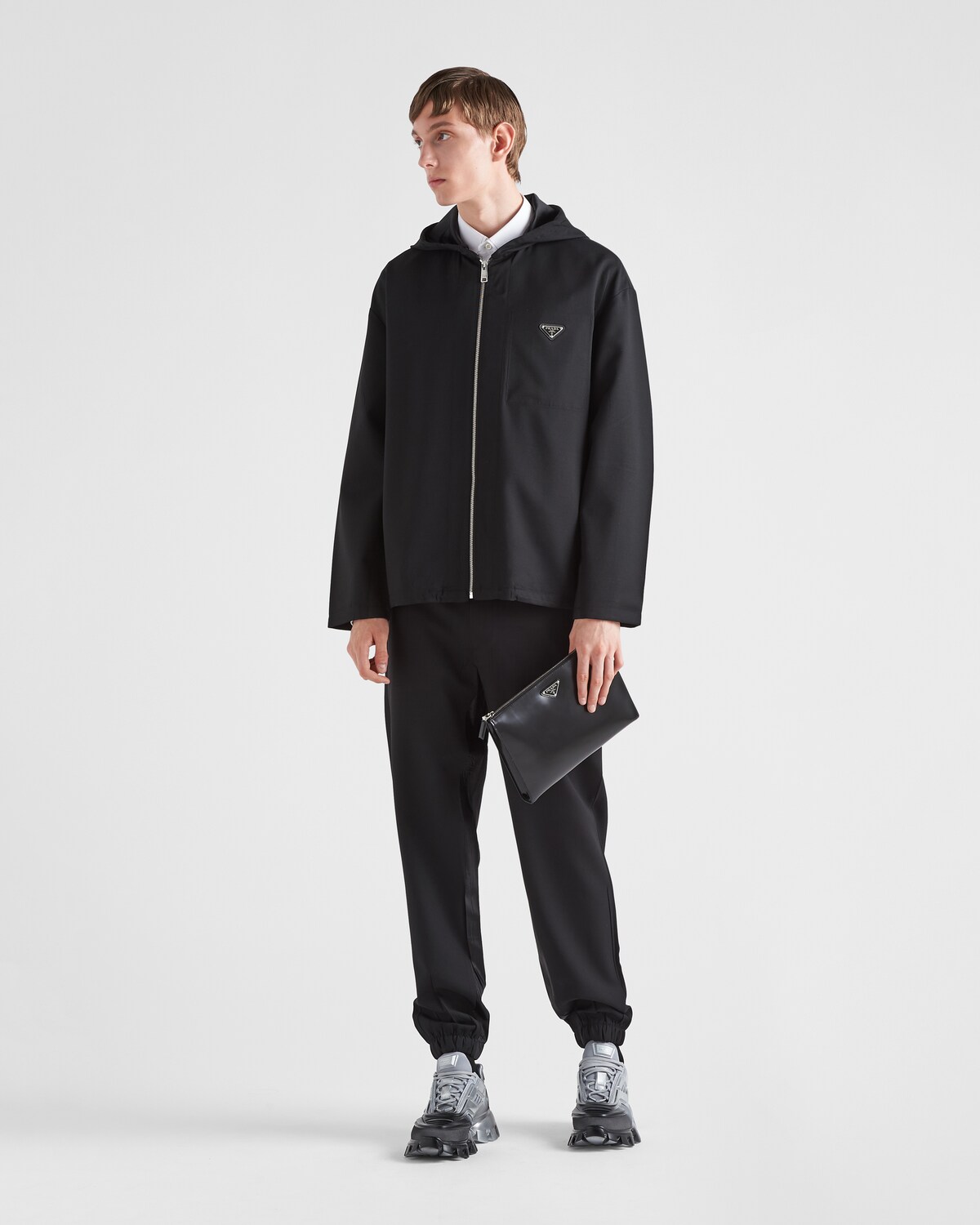 Black Wool Pants | PRADA