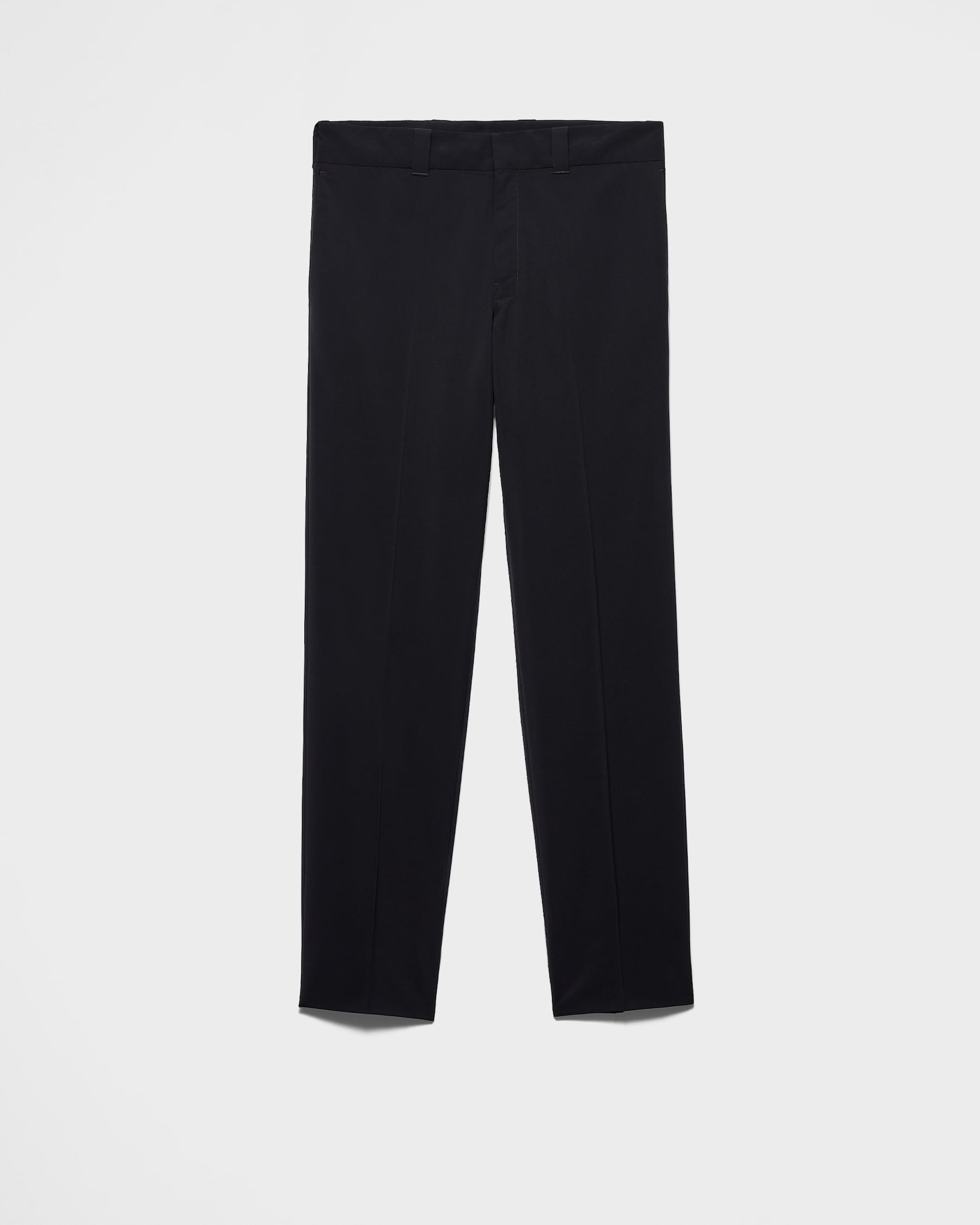 Black Wool Blend Pants | PRADA - United States