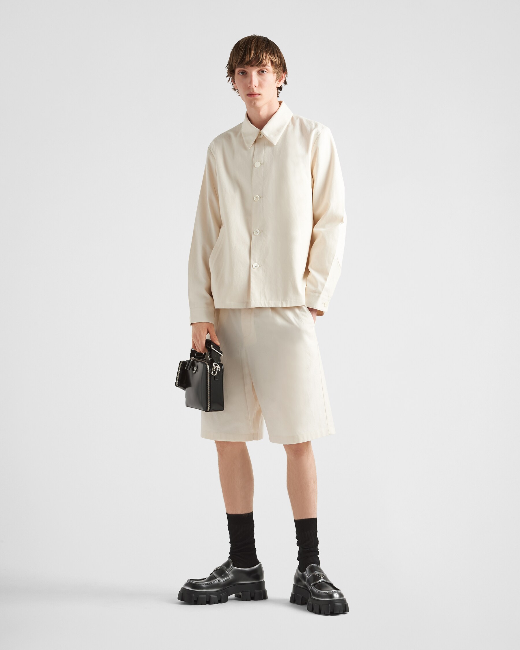 Natural Cotton Pants | PRADA