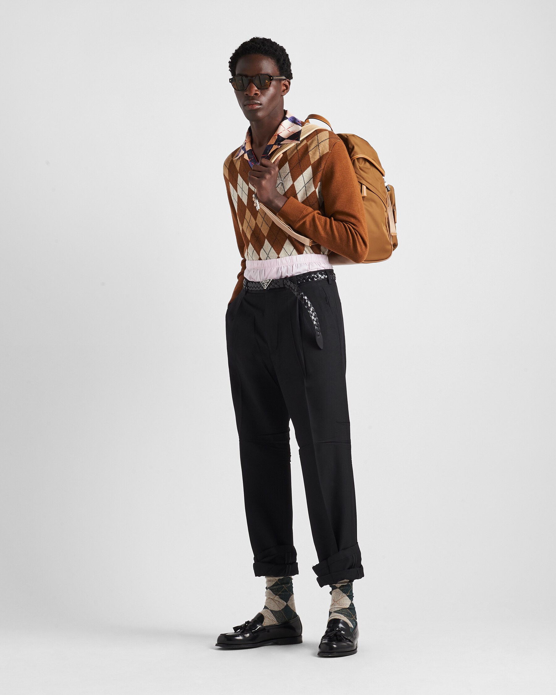 Black Wool Pants | PRADA