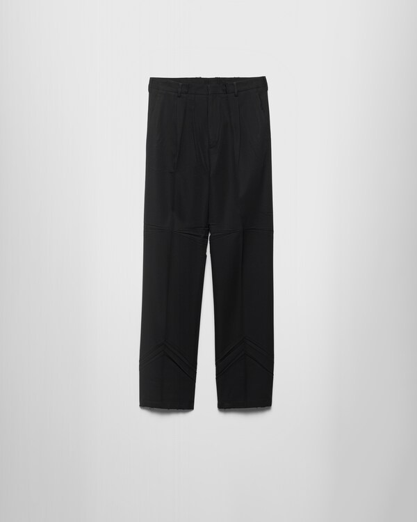 Black Wool Pants | PRADA
