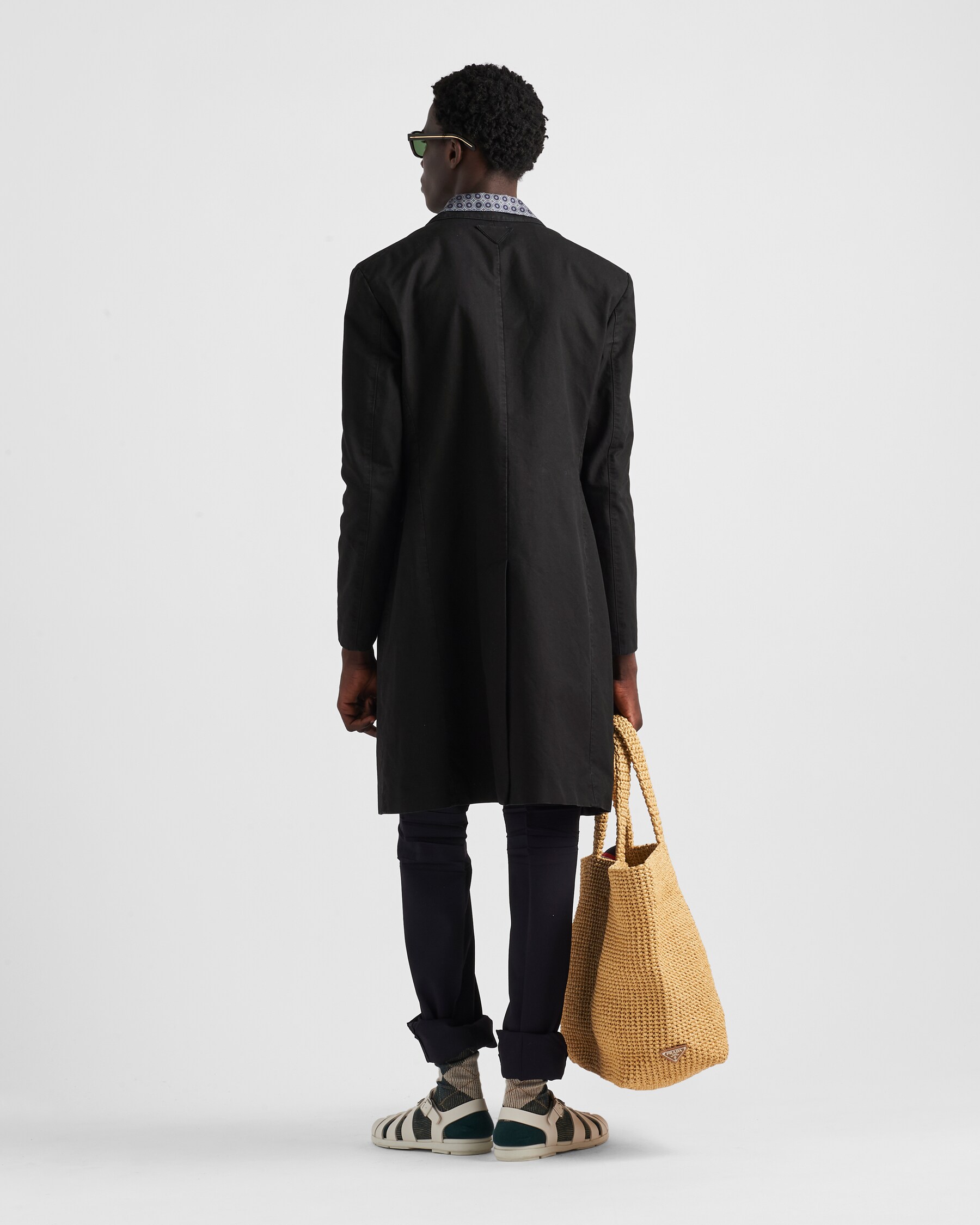 Navy Wool Pants | PRADA