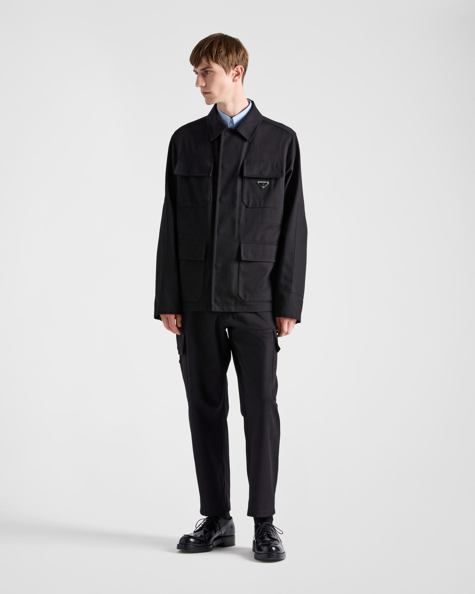 Black Cotton Pants | PRADA