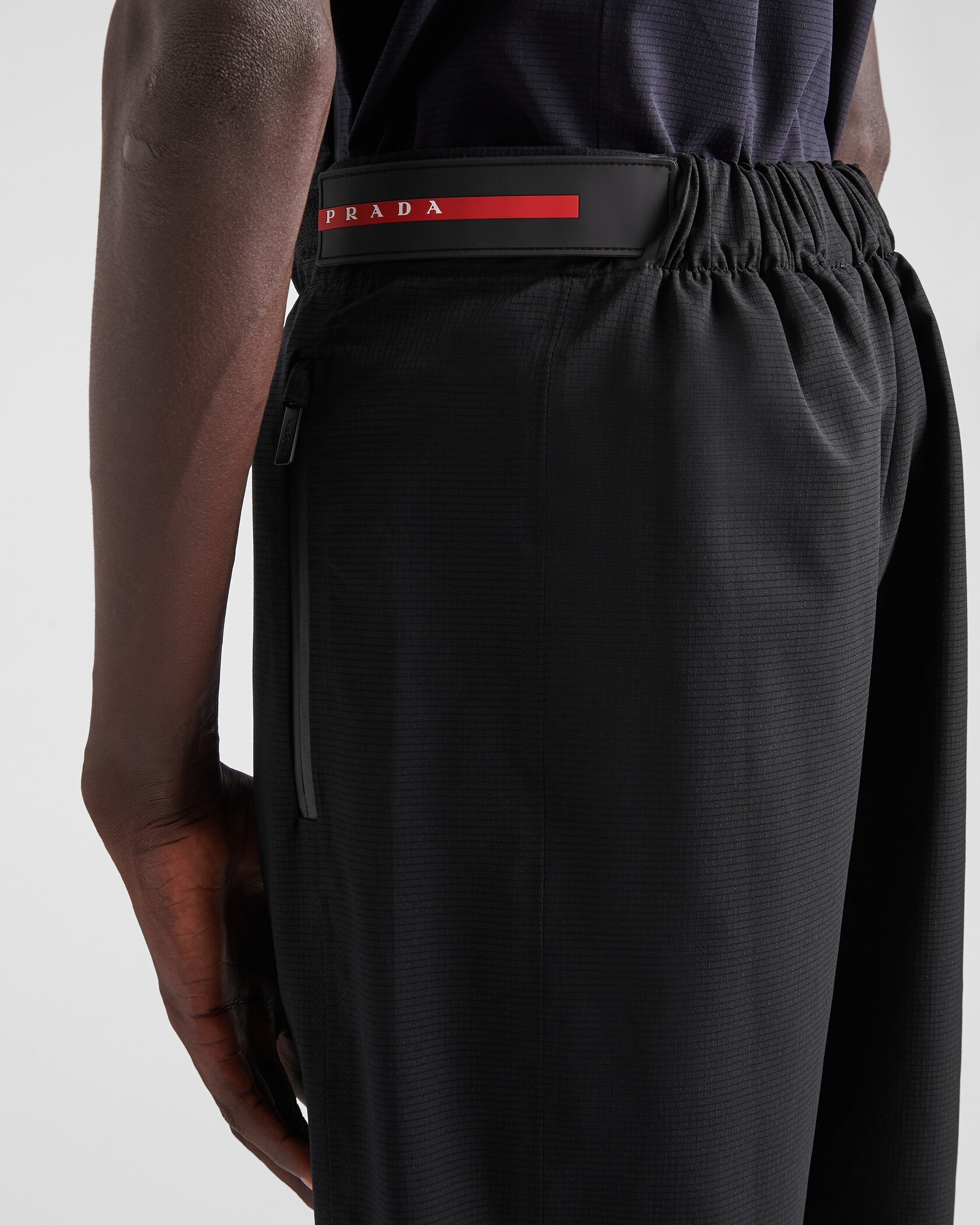 Black Light Bi-stretch Joggers | PRADA