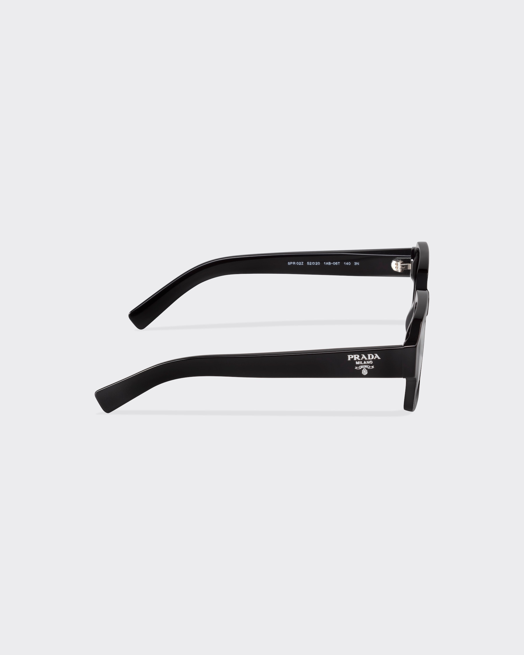 Graphite Gradient Lenses Sunglasses With Prada Logo | PRADA