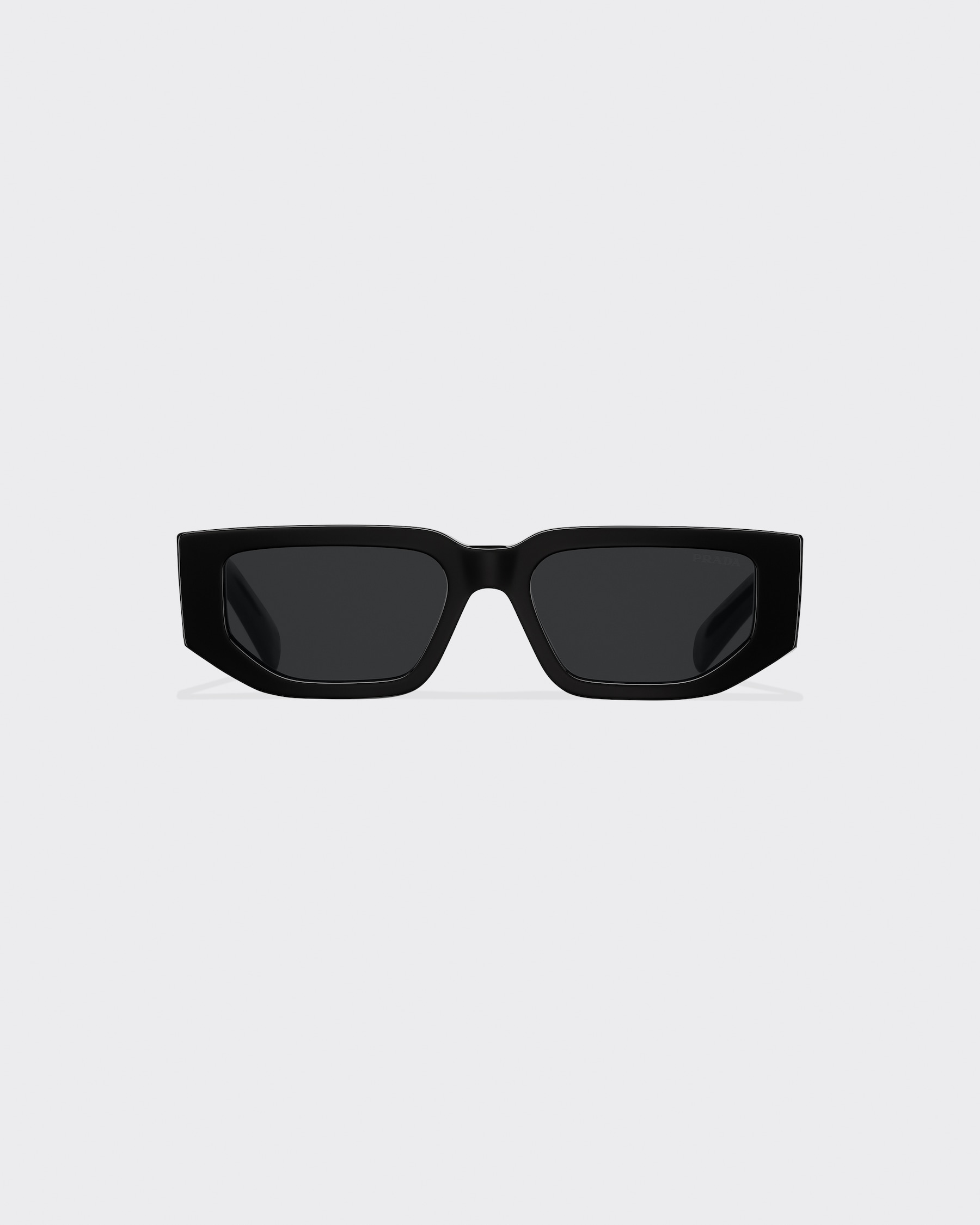 Slate Gray Lenses Sunglasses With Triangle Logo | PRADA - United States