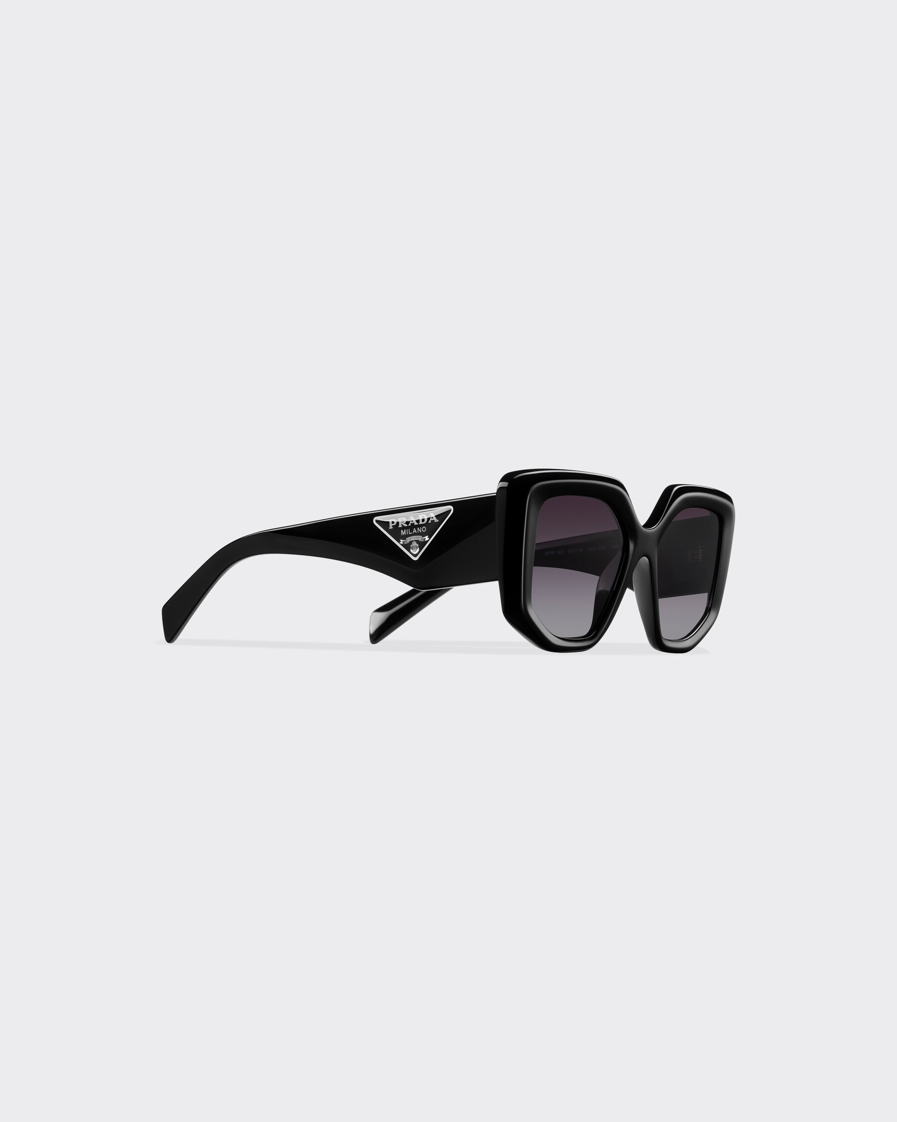 Gradient Grafite Lenses Sunglasses With Triangle Logo | PRADA