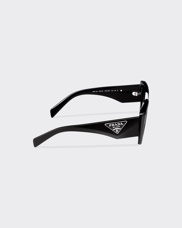 Gradient Grafite Lenses Sunglasses With Triangle Logo | PRADA