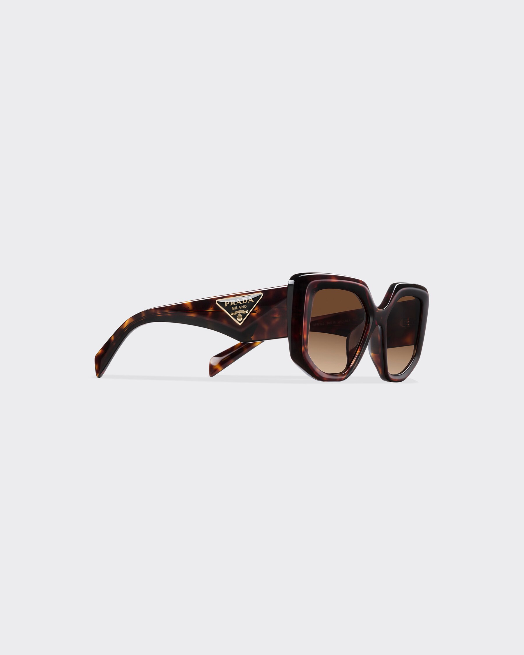 Gradient Sienna Lenses Sunglasses With Triangle Logo | PRADA