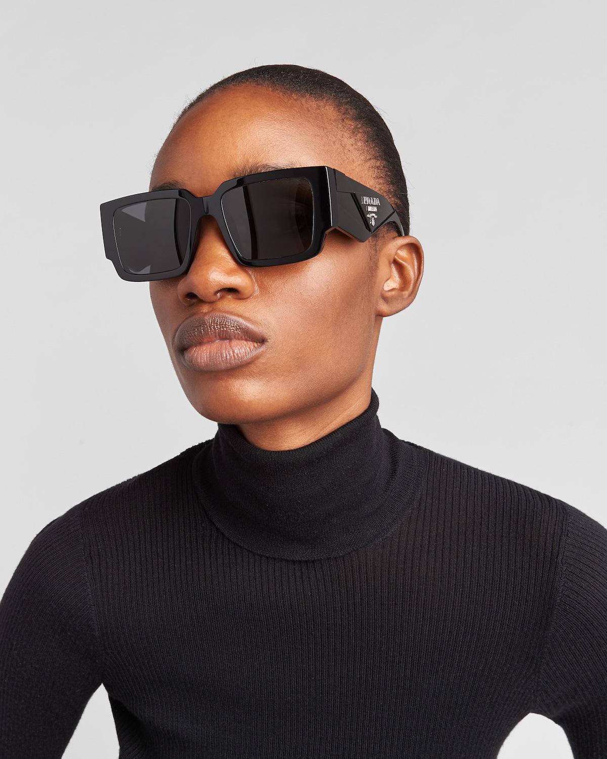 Slate Gray Lenses Sunglasses With Prada Logo | PRADA