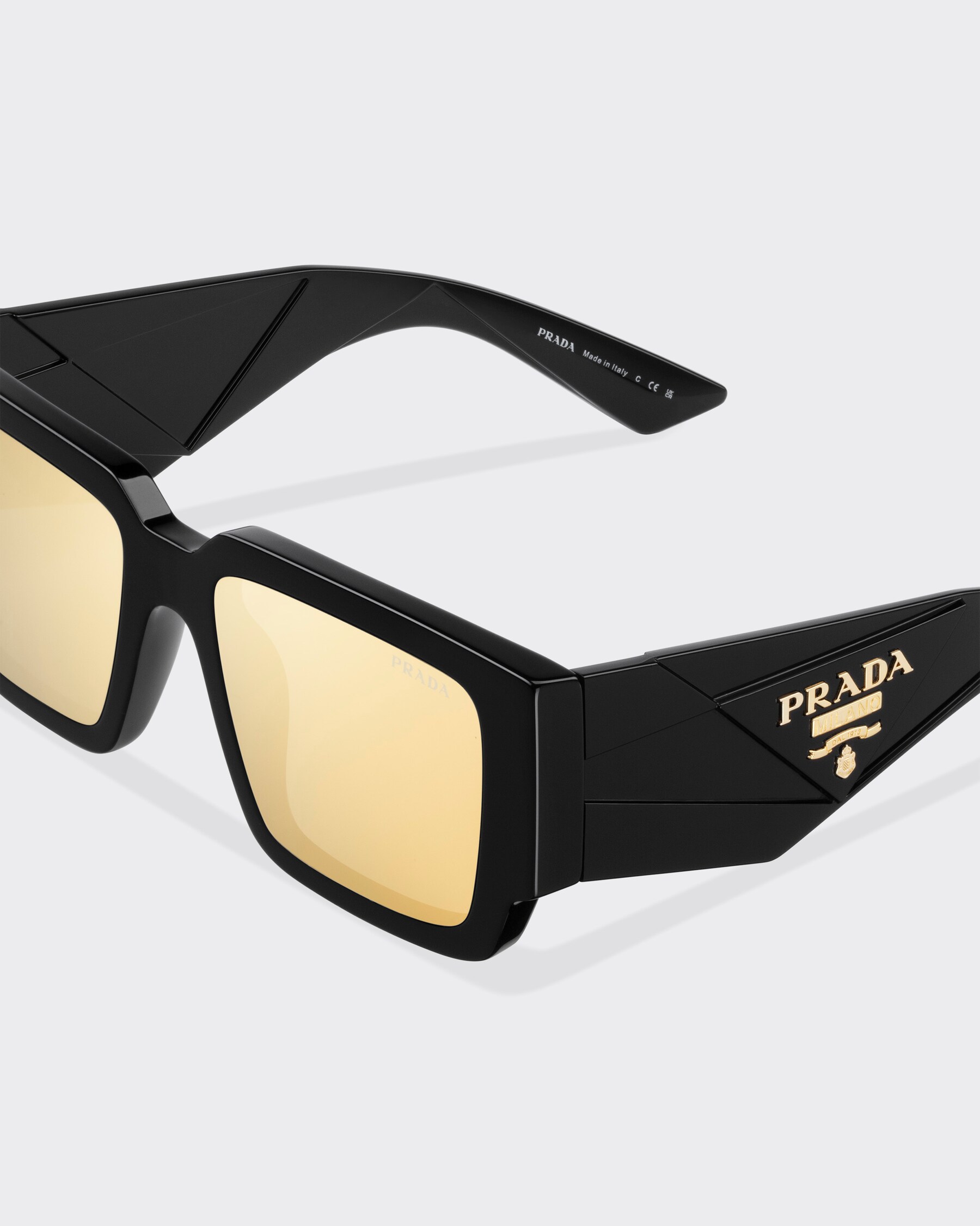 Mirrored Gold Lenses Prada Symbole Sunglasses | PRADA