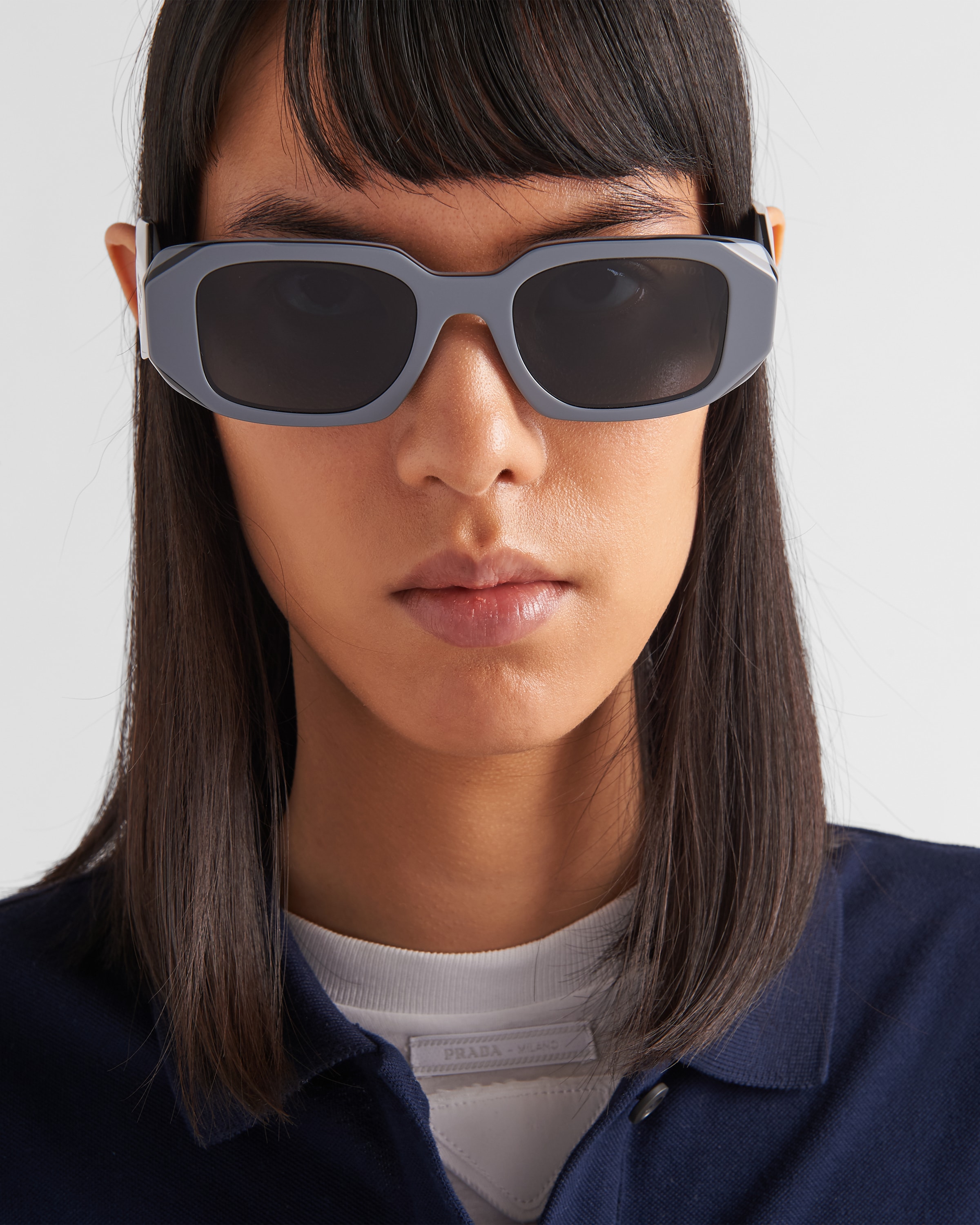 Graphite Lenses Prada Symbole sunglasses | Prada