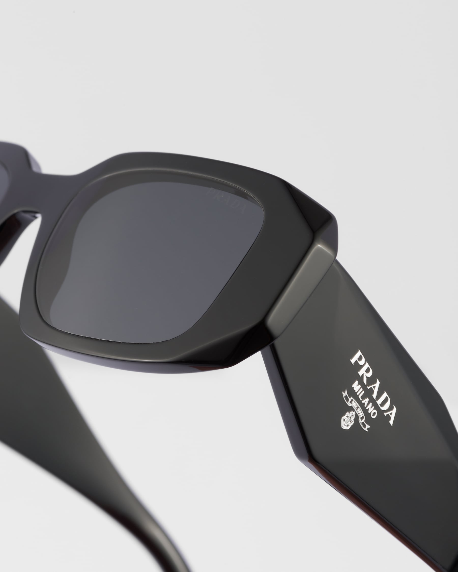 Slate Gray Lenses Prada Symbole Sunglasses | PRADA - Australia