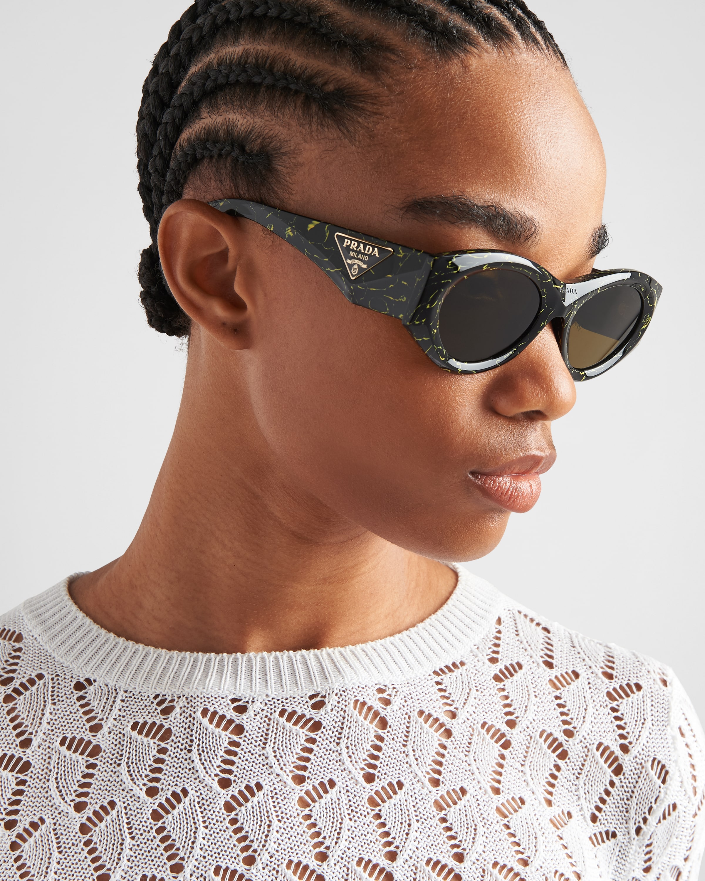 Loden Lenses Prada Symbole sunglasses | Prada