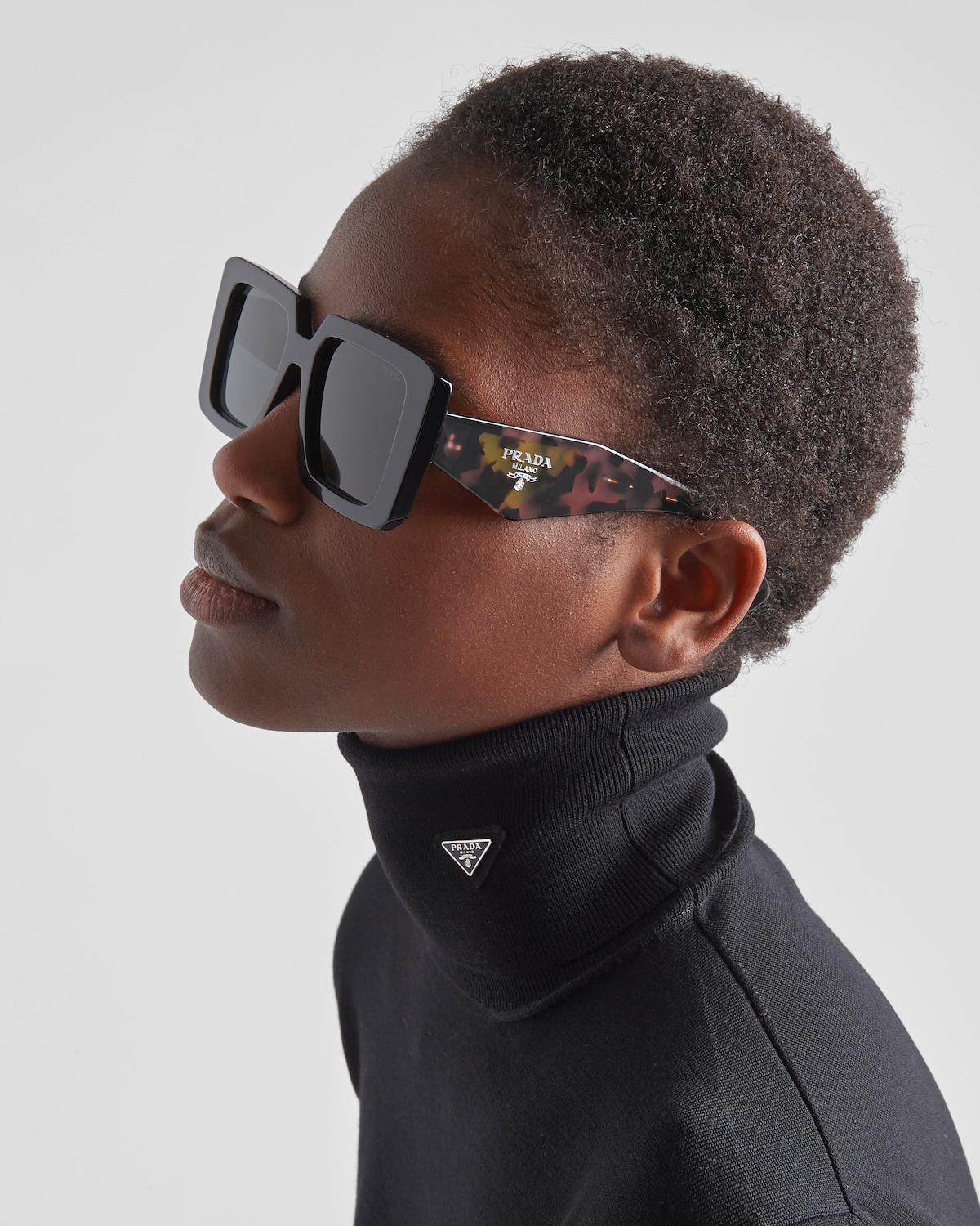 Slate Gray Lenses Sunglasses With Prada Logo | PRADA