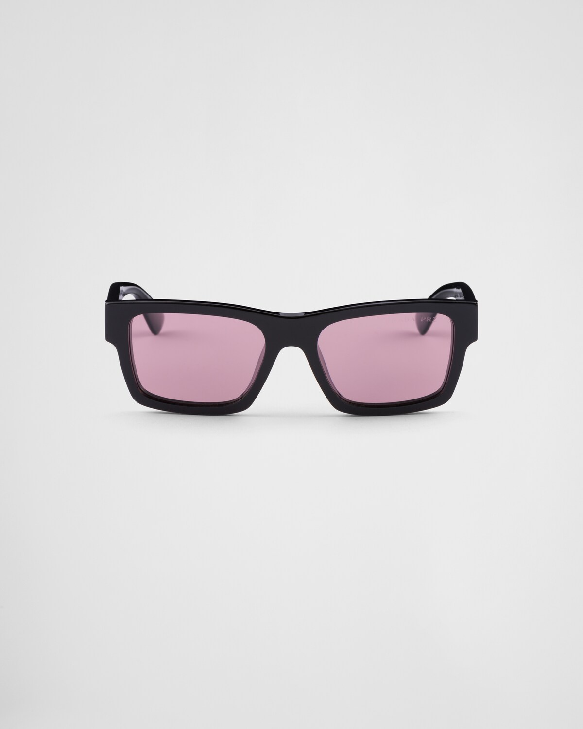 Fuchsia Lenses Sunglasses With Iconic Metal Plaque | PRADA