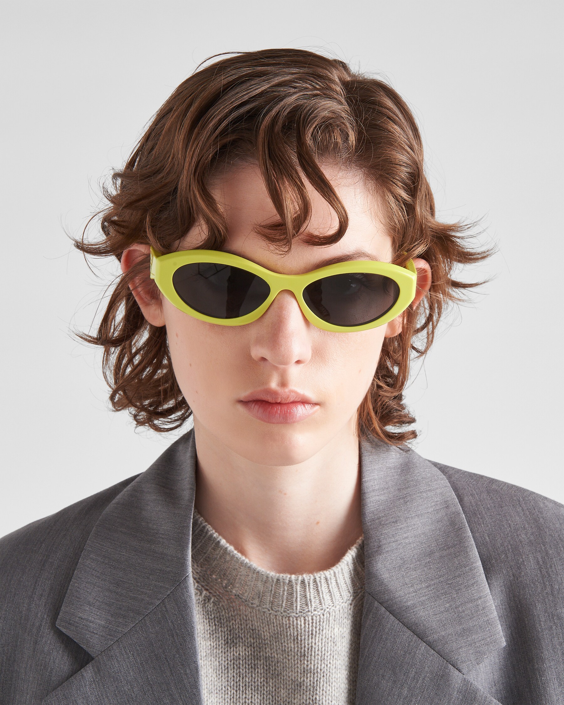 Slate Gray Lenses Prada Symbole Sunglasses | PRADA