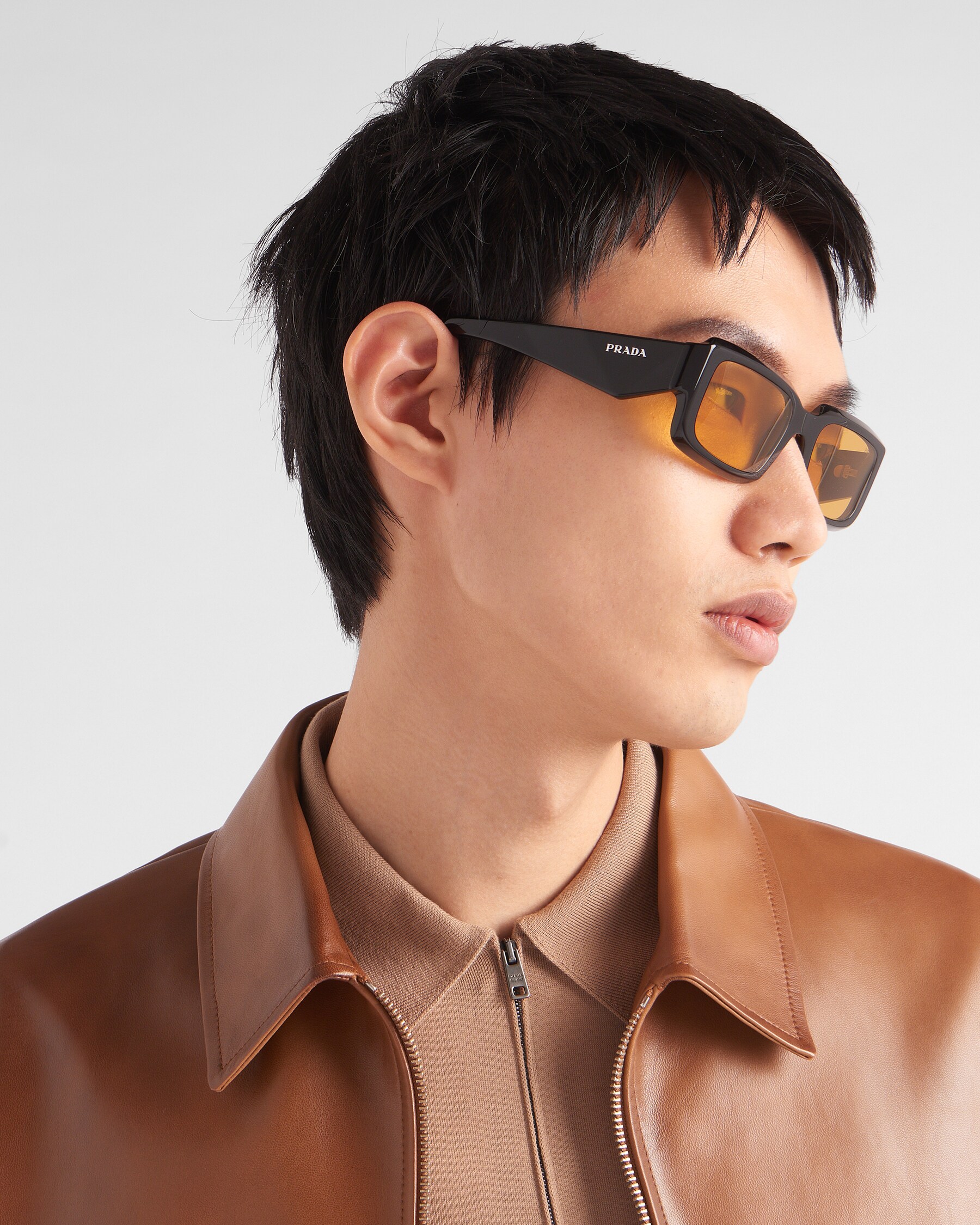 Ochre Lenses Prada Symbole Sunglasses | PRADA