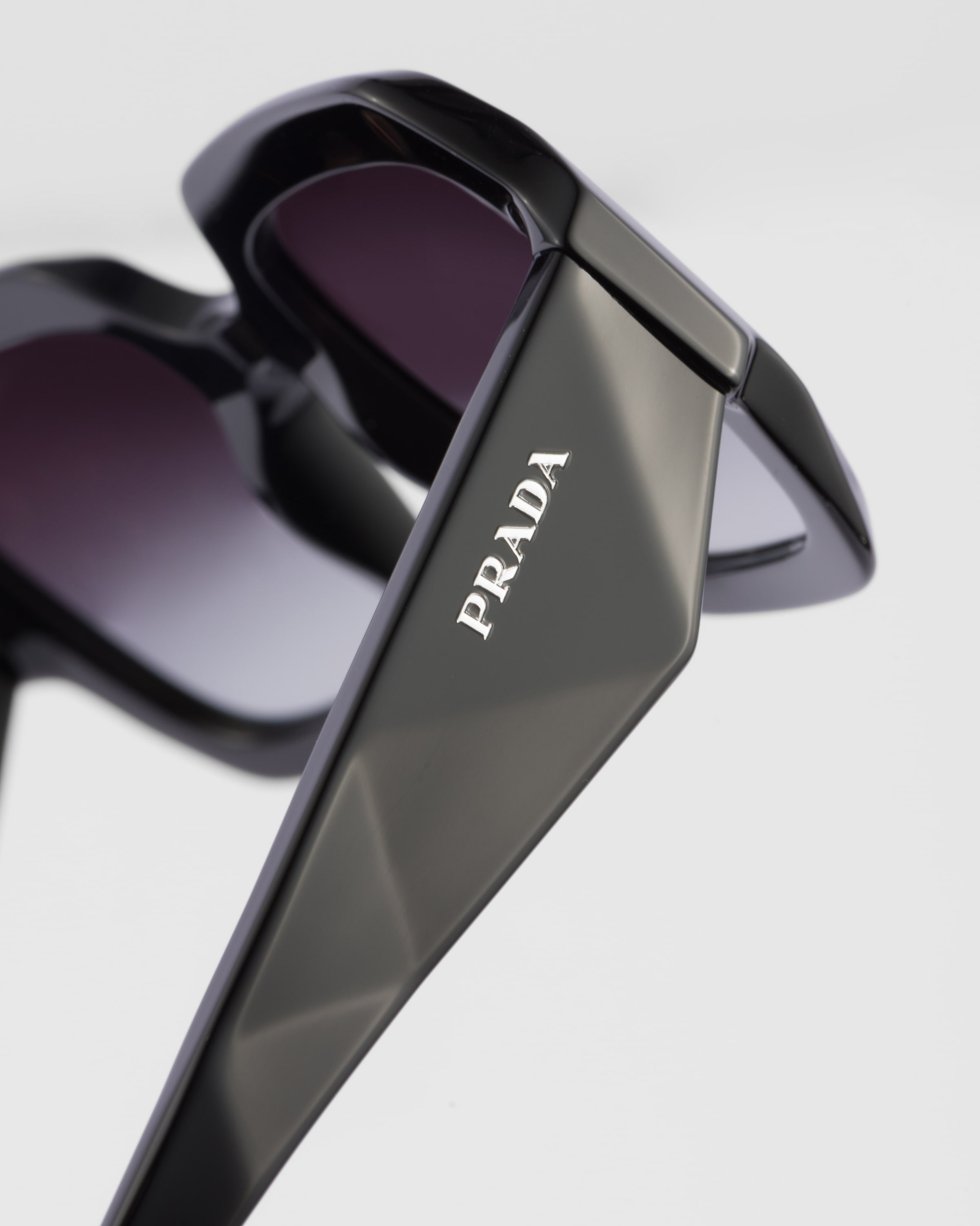 Fumé Gray Shaded Lenses Prada Symbole sunglasses | Prada