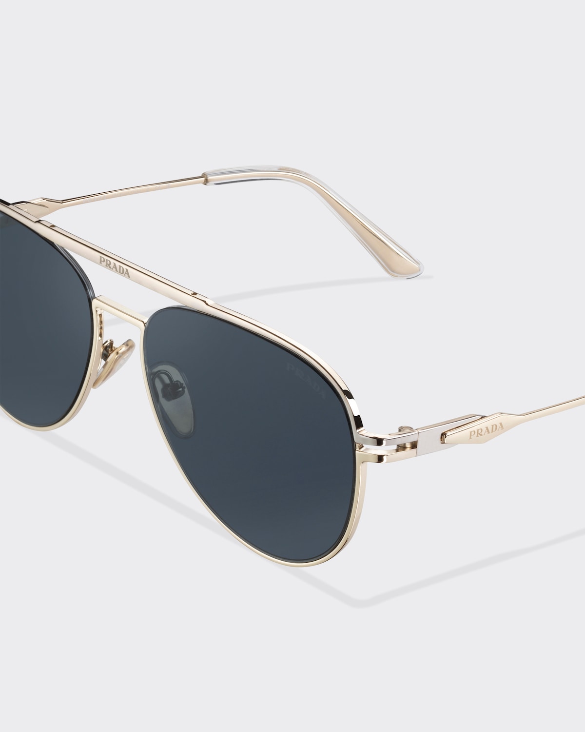 Graphite Lenses Sunglasses With Prada Logo | PRADA