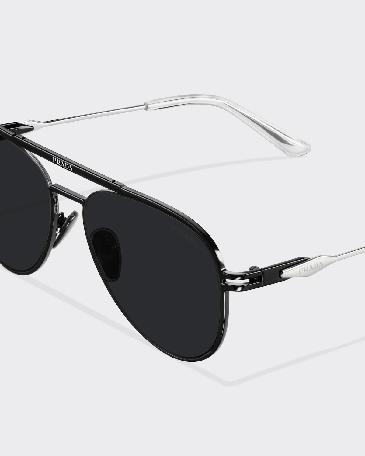 Slate Gray Lenses Sunglasses With Prada Logo | PRADA