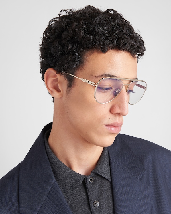 Blue Lenses Sunglasses With Prada Logo | PRADA