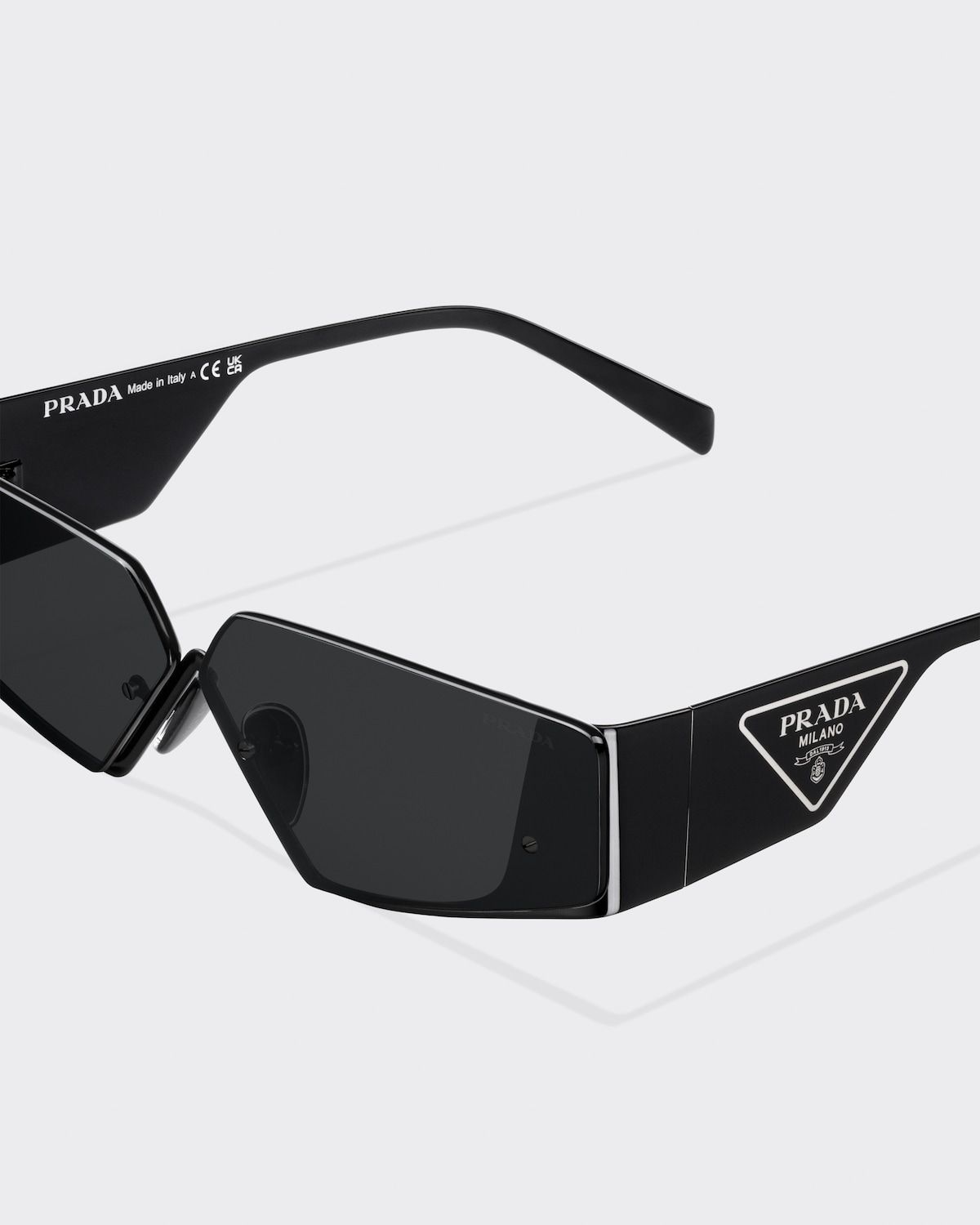 Slate Gray/black Lenses Prada Runway Sunglasses | PRADA