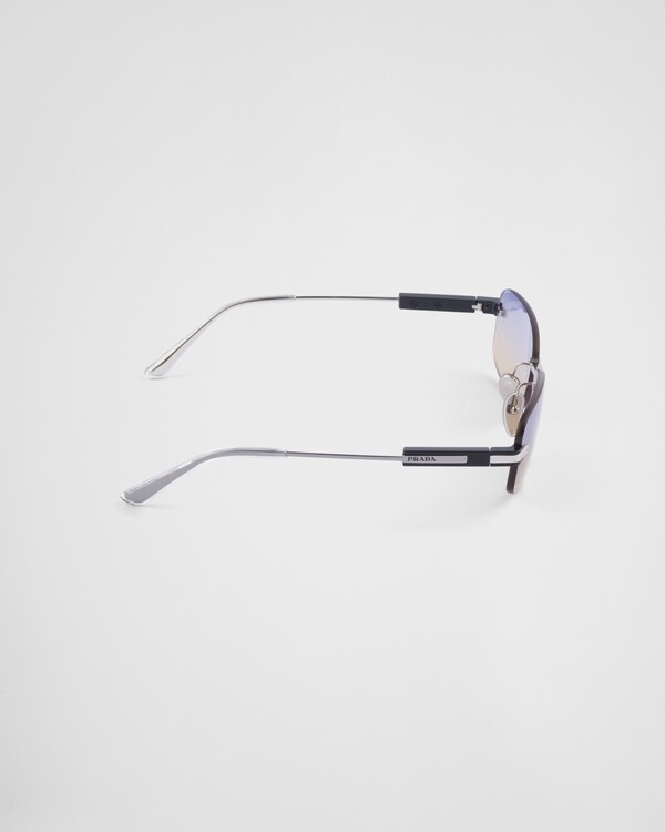 Iris Shaded Sun Lenses Sunglasses With Iconic Metal Plaque | PRADA